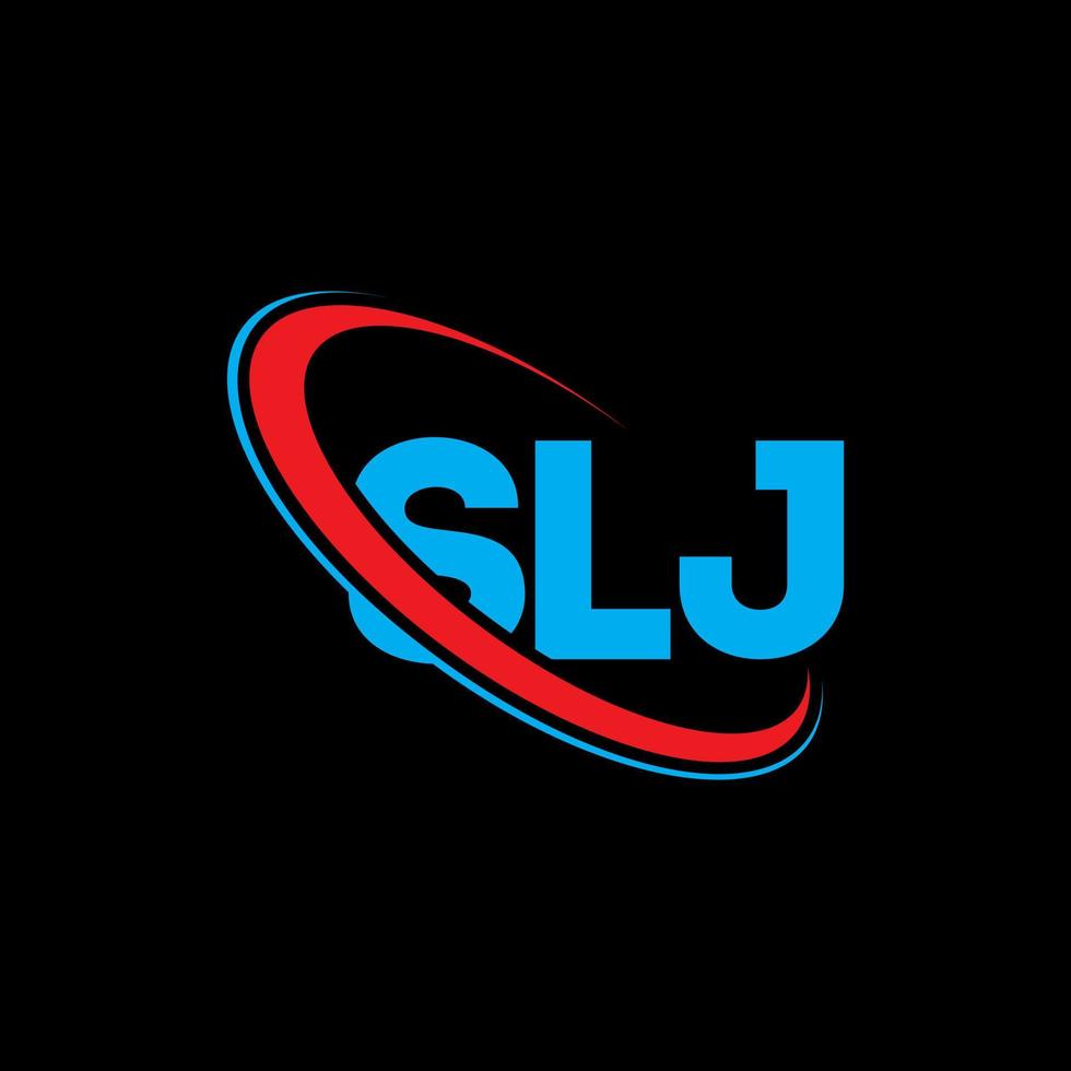 logotipo de slj. letra slj. diseño del logotipo de la letra slj. logotipo de iniciales slj ...