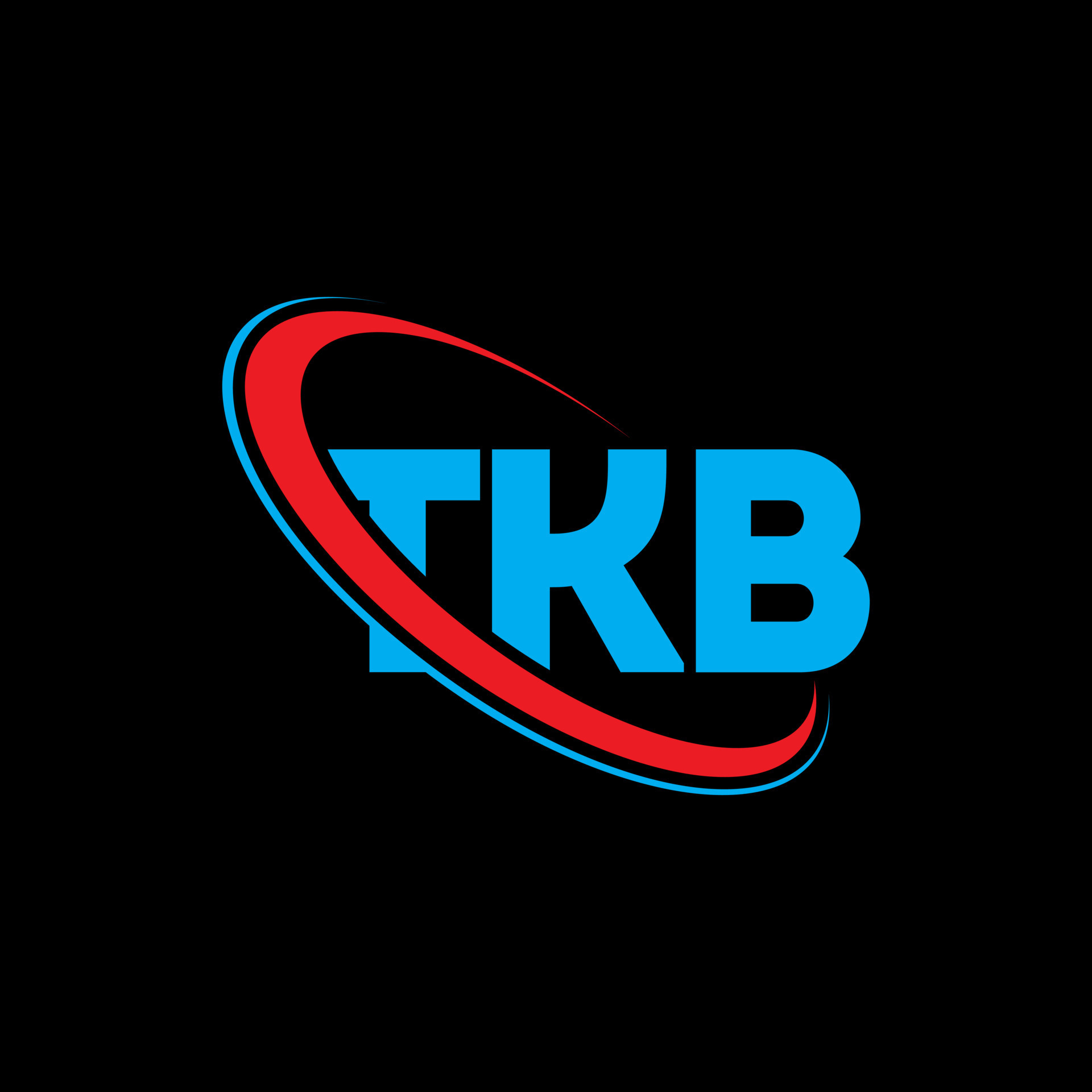 logotipo de tkb. carta tkb. diseño del logotipo de la letra tkb. logotipo de iniciales tkb ...