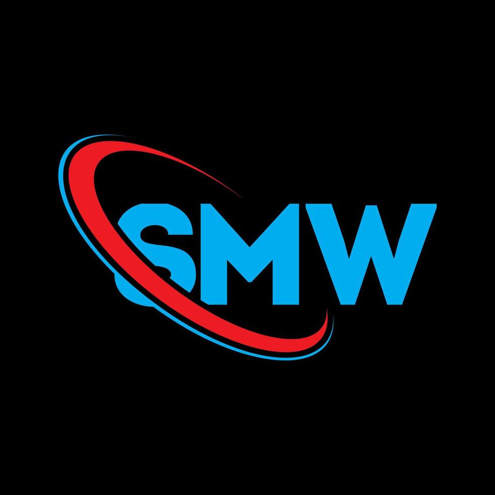 logotipo de SMW. letra smw. diseño de logotipo de letra smw. logotipo de iniciales smw vinculado ...