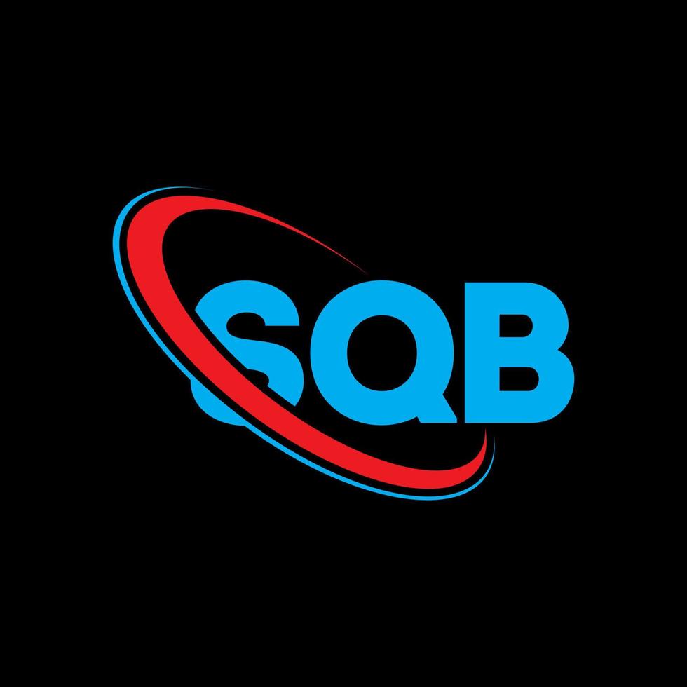 SQB logo. SQB letter. SQB letter logo design. Initials SQB logo linked with circle and uppercase ...