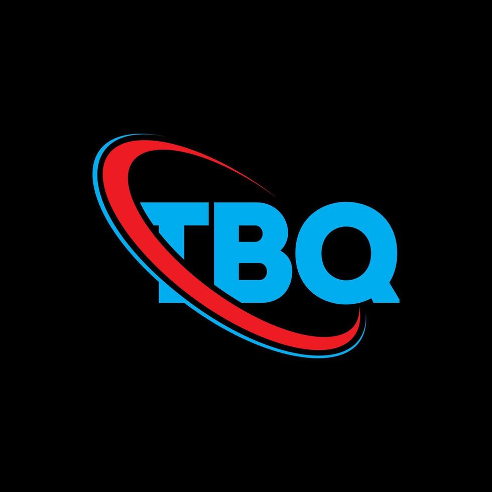 logotipo de tbq. carta tbq. diseño del logotipo de la letra tbq. logotipo de iniciales tbq ...