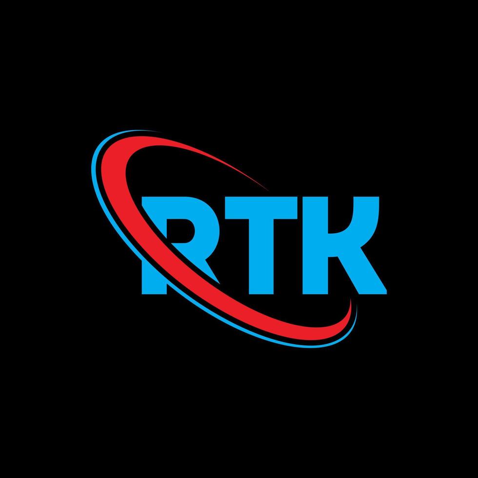 RTK logo. RTK letter. RTK letter logo design. Initials RTK logo linked with circle and uppercase ...