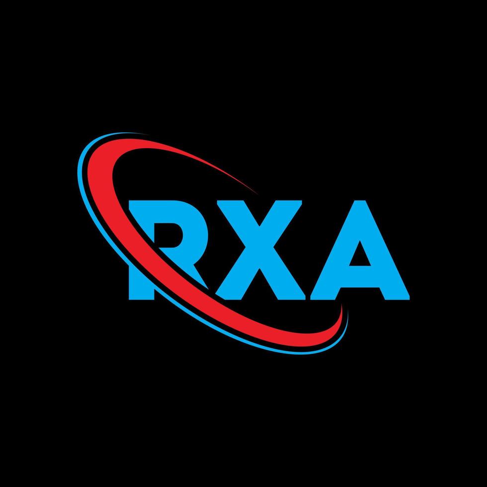 logotipo de rxa. carta rxa. diseño del logotipo de la letra rxa. logotipo de iniciales rxa ...