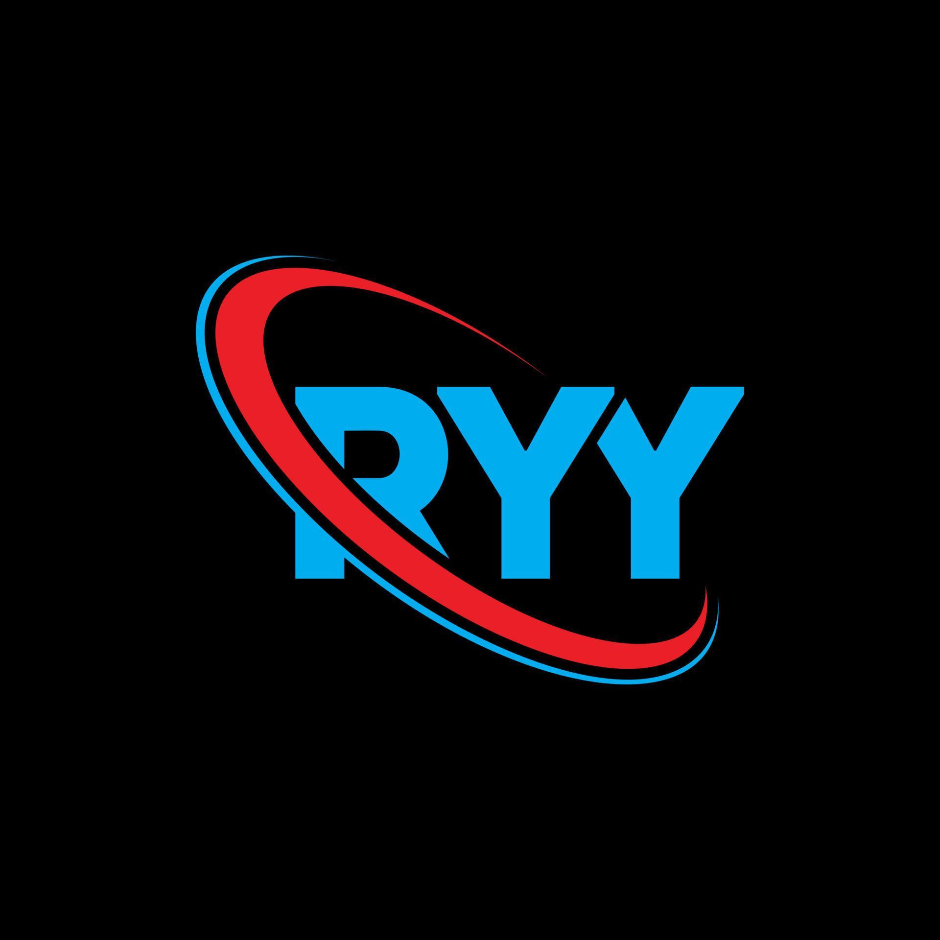 RYY logo. RYY letter. RYY letter logo design. Initials RYY logo linked with circle and uppercase ...