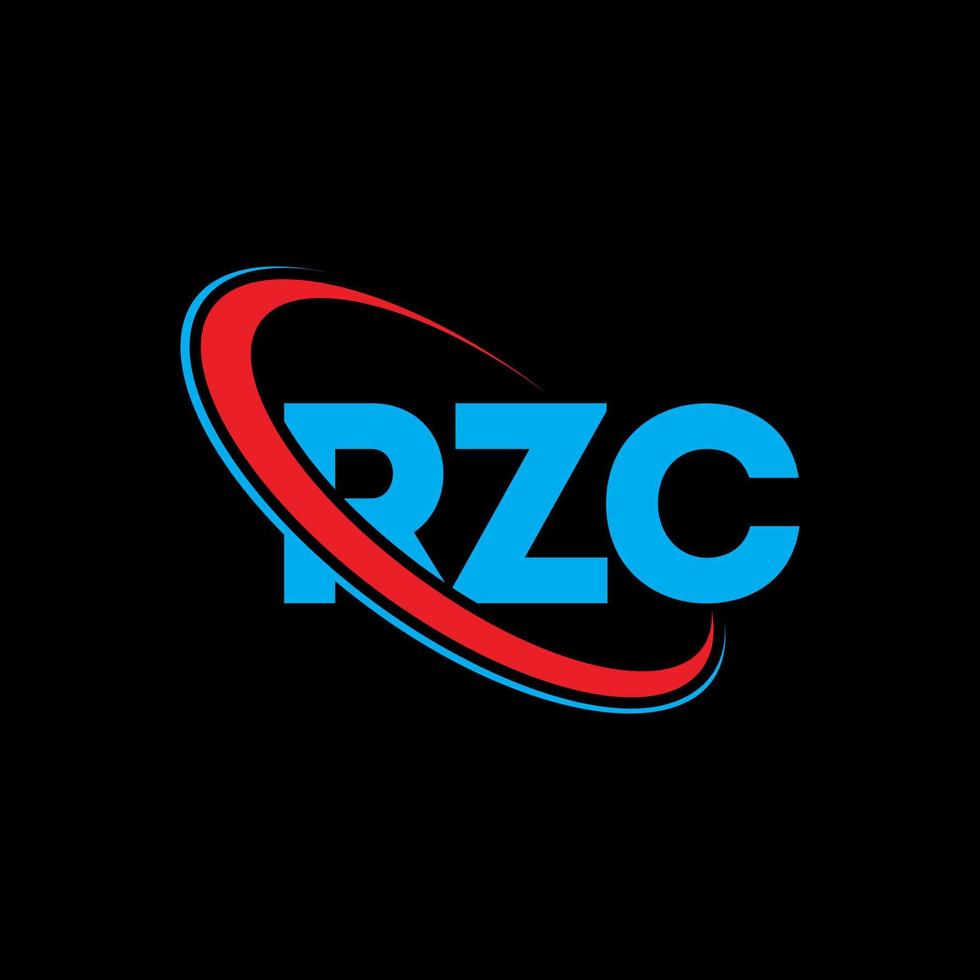 logotipo de rzc. letra rzc. diseño del logotipo de la letra rzc. Logotipo de iniciales rzc ...