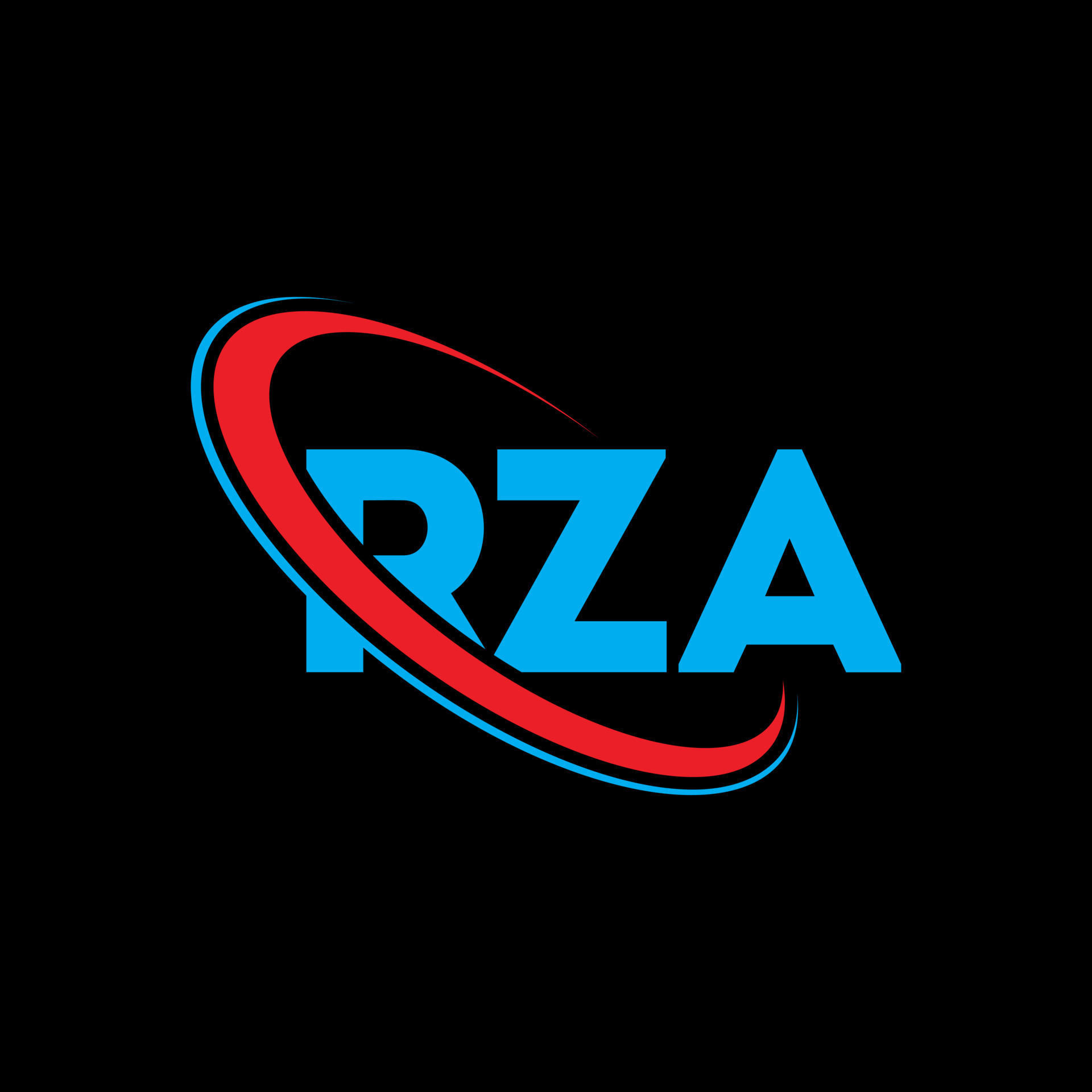 logotipo de rza. letra rza. diseño del logotipo de la letra rza. logotipo de iniciales rza ...