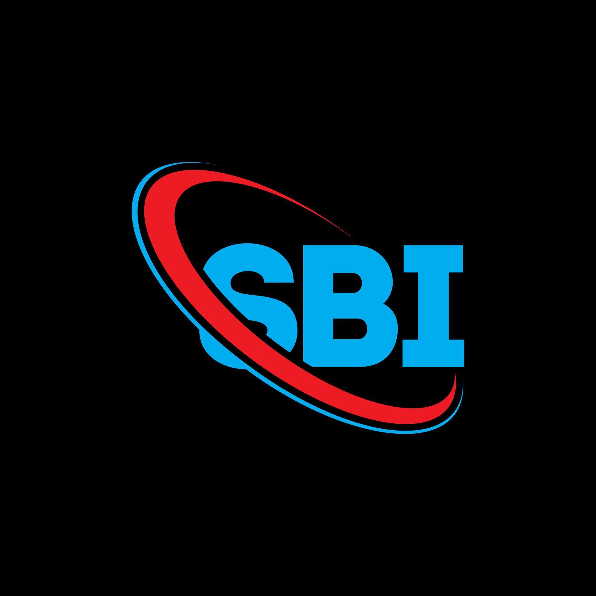 SBI logo. SBI letter. SBI letter logo design. Initials SBI logo linked with circle and uppercase ...