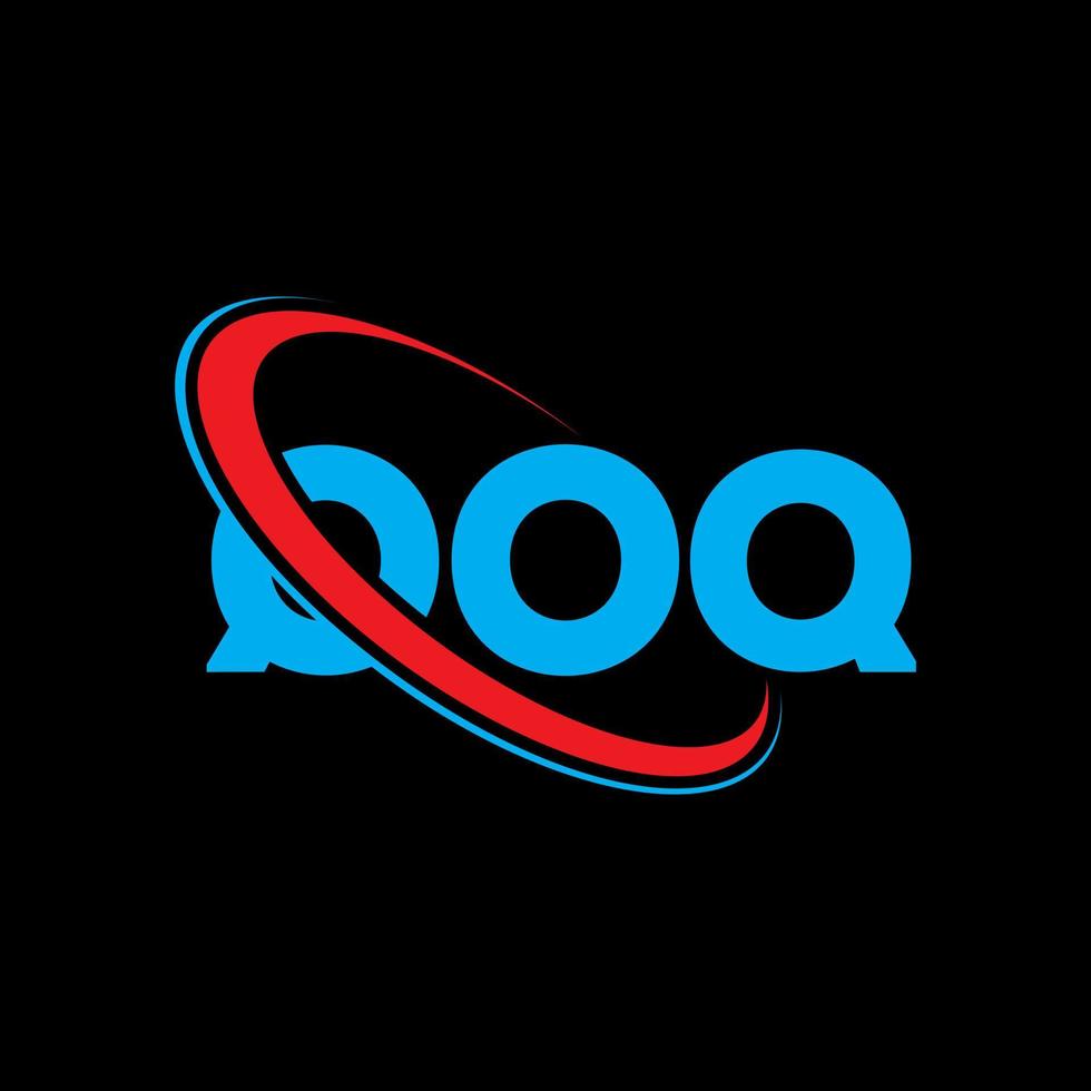 QOQ logo. QOQ letter. QOQ letter logo design. Initials QOQ logo linked with circle and uppercase ...
