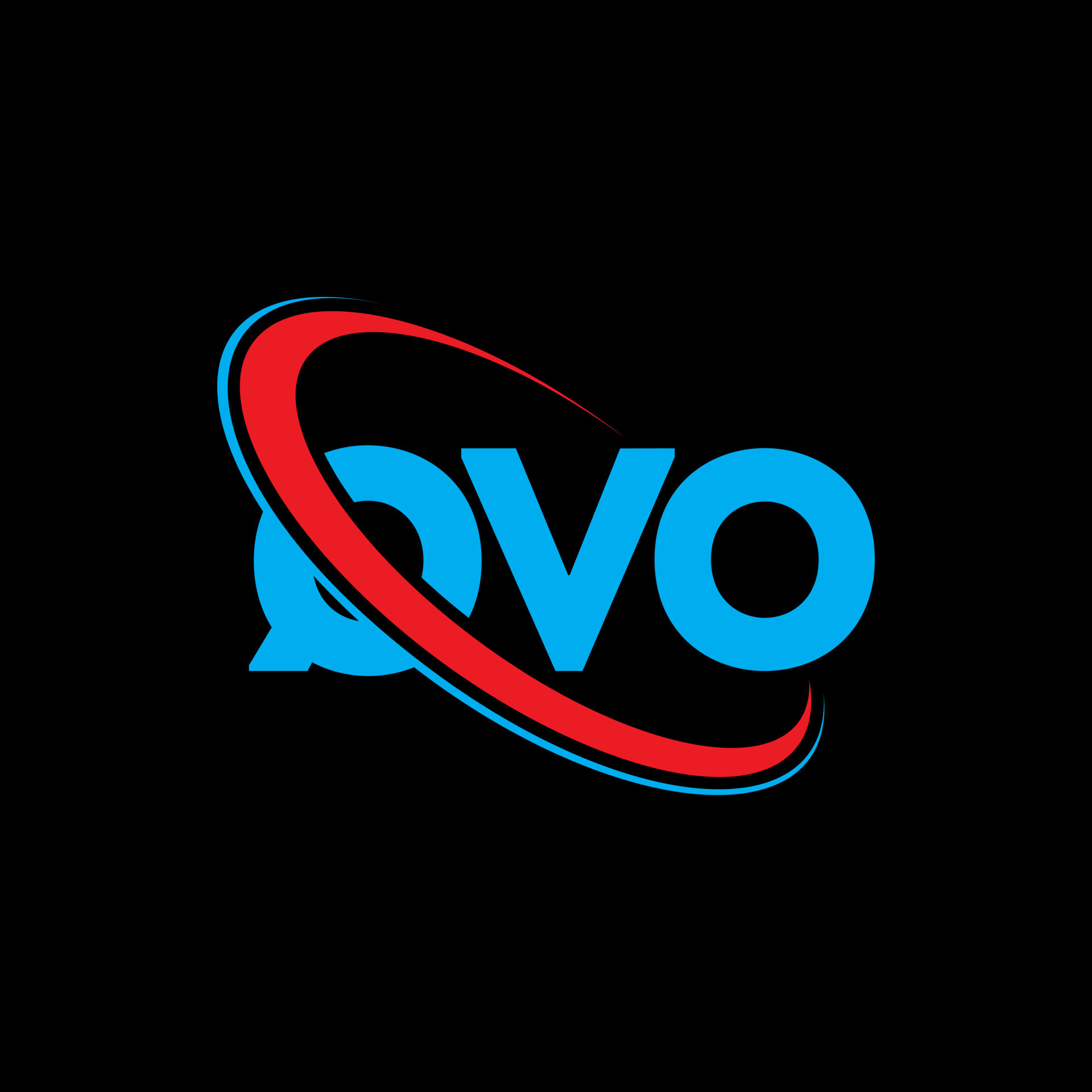 logotipo qvo. carta qvo. diseño del logotipo de la letra qvo. logotipo qvo de iniciales ...