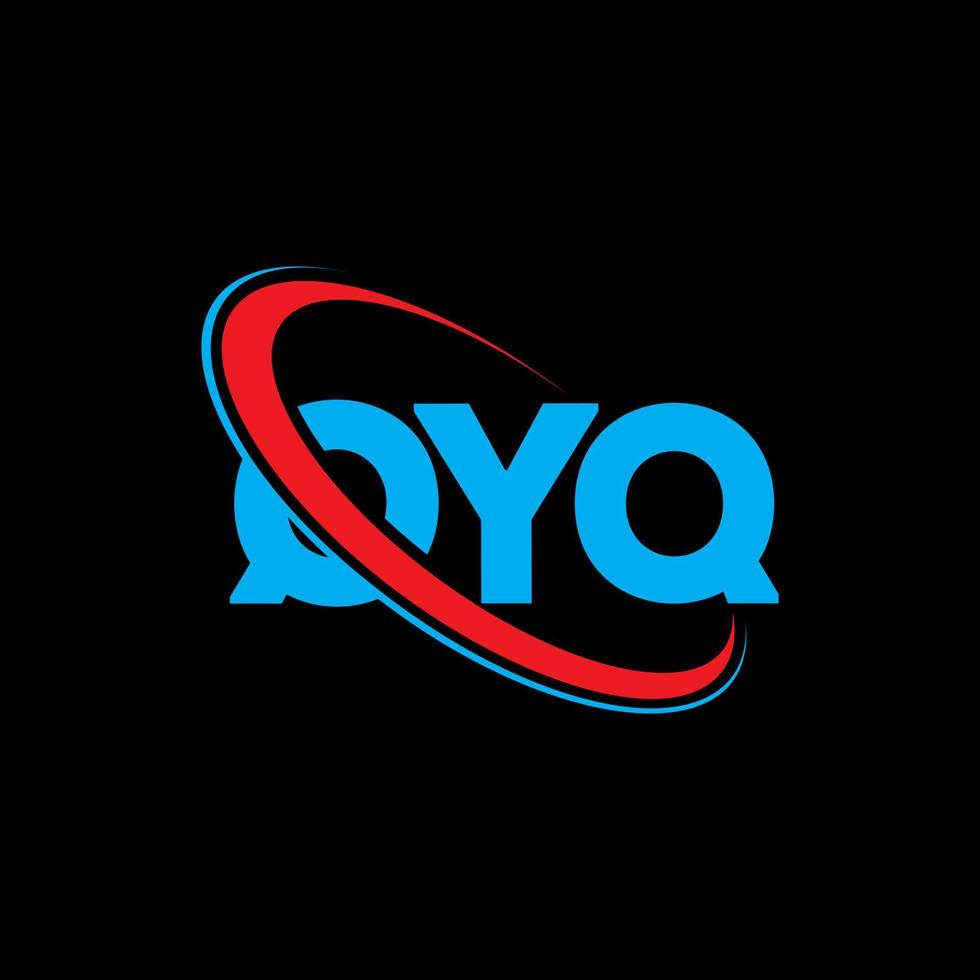 logotipo qyq. letra qyq. diseño del logotipo de la letra qyq. Iniciales qyq logotipo vinculado ...