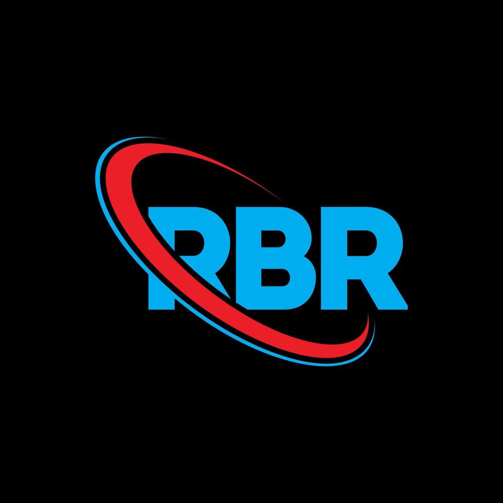 logotipo de rbr. letra rbr. diseño del logotipo de la letra rbr. logotipo de iniciales rbr ...