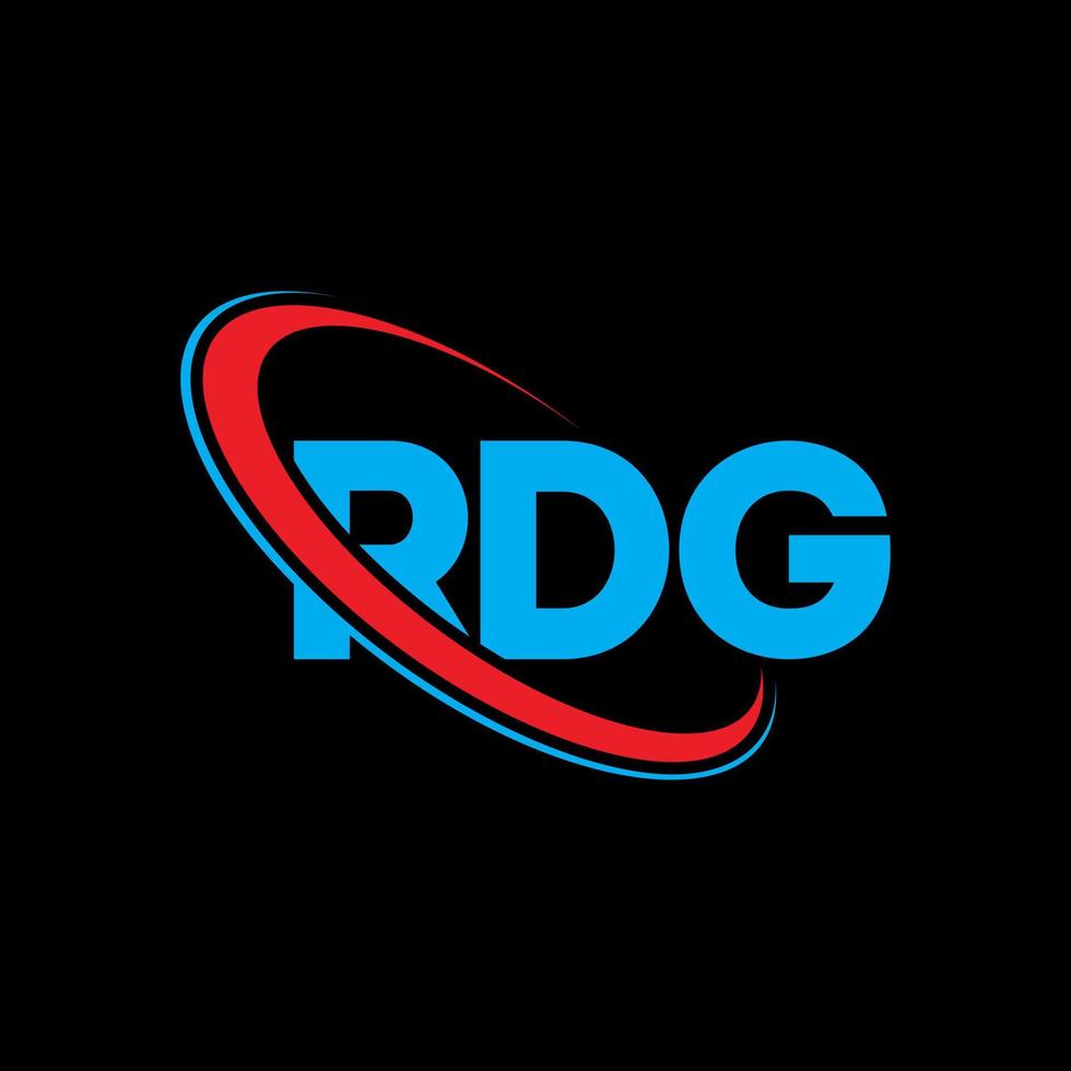 logotipo de rdg. letra rdg. diseño de logotipo de letra rdg. logotipo de iniciales rdg vinculado ...