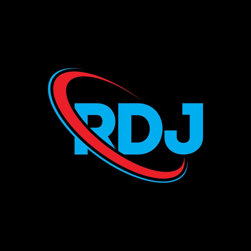 logotipo de rdj. letra rdj. diseño del logotipo de la letra rdj. logotipo de iniciales rdj ...