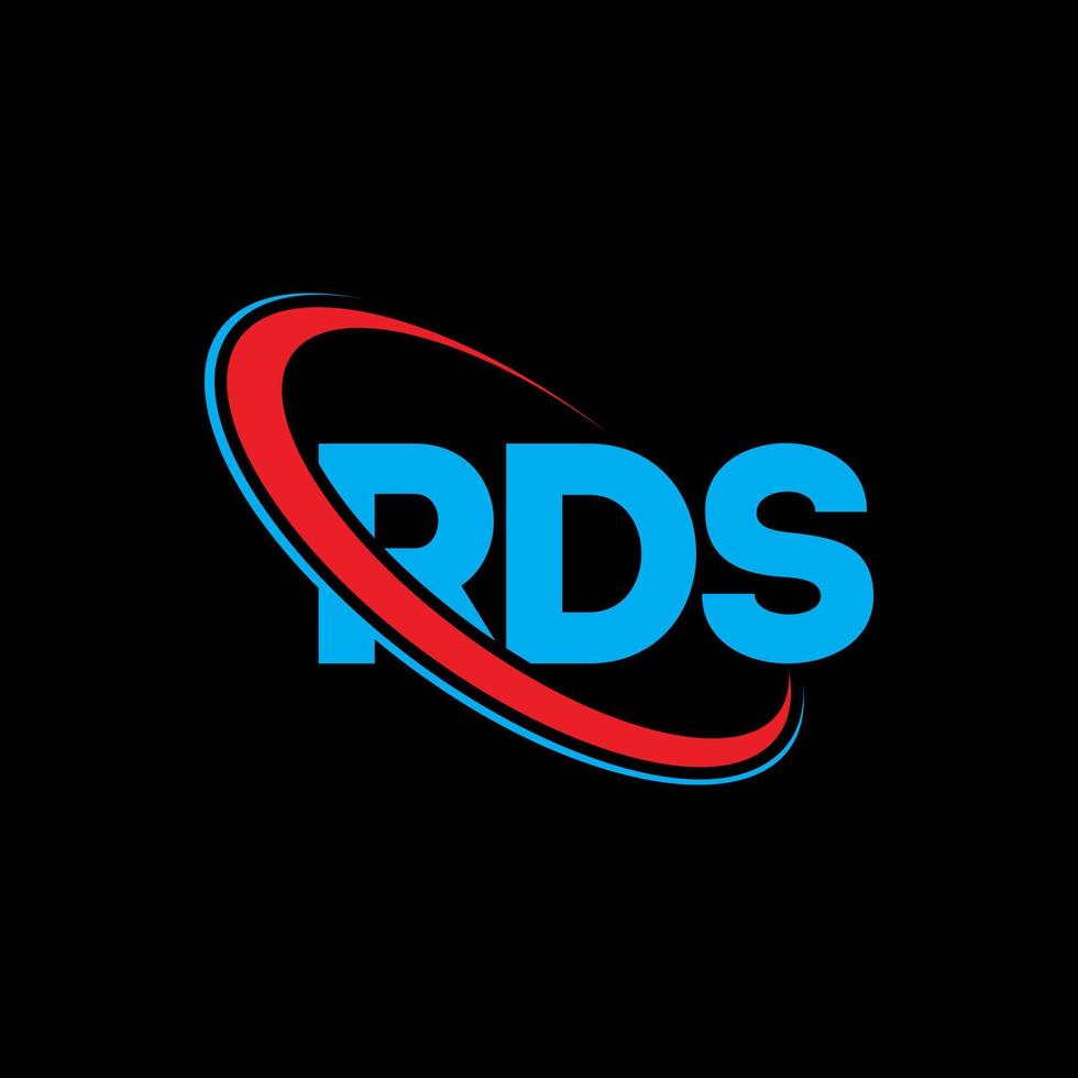 logotipo de rds. letra rds. diseño del logotipo de la letra rds. logotipo de iniciales rds ...