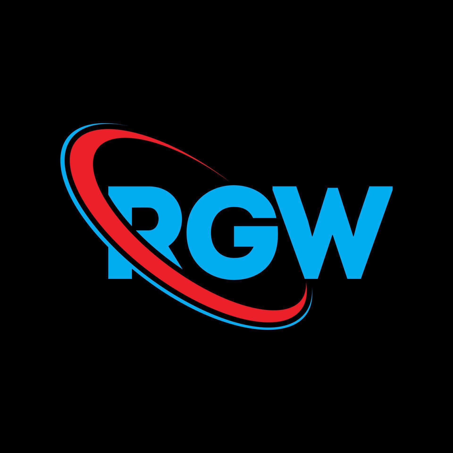 RGW logo. RGW letter. RGW letter logo design. Initials RGW logo linked ...