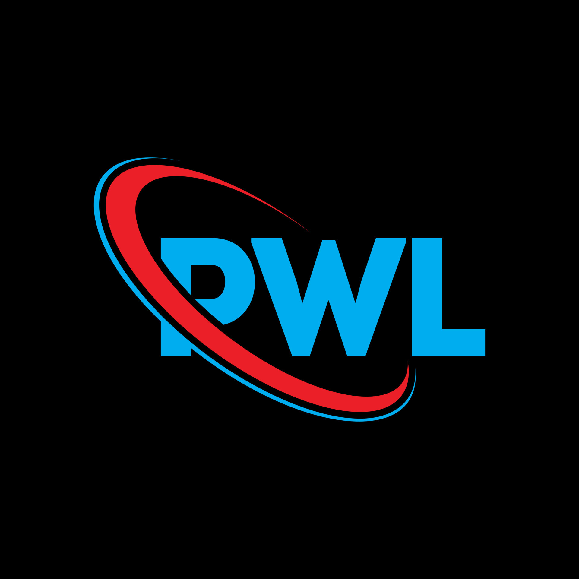 logotipo de pwl. carta pwl. diseño de logotipo de letra pwl. logotipo de iniciales pwl vinculado ...
