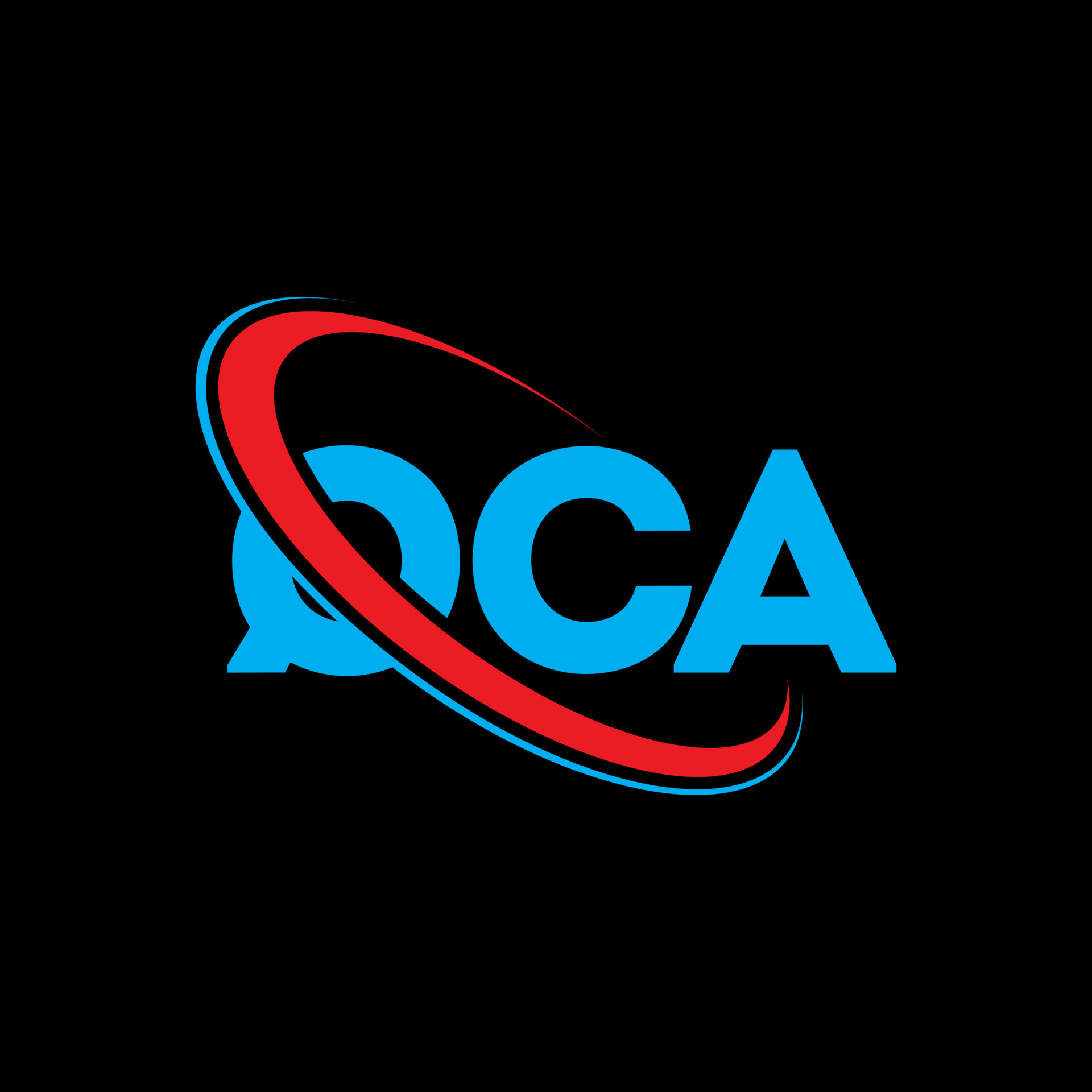 logotipo qca. letra qca. diseño del logotipo de la letra qca. logotipo de qca iniciales ...