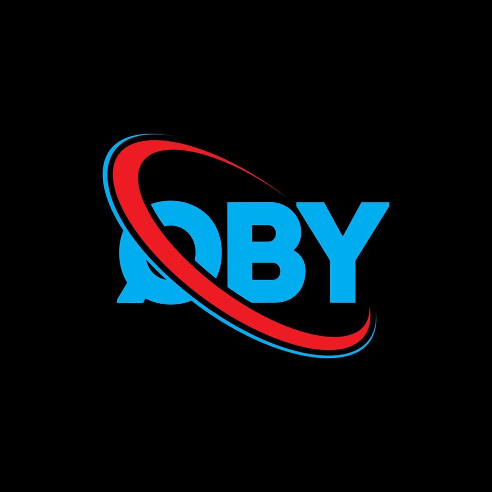 logotipo qby. qpor letra. diseño del logotipo de la letra qby. iniciales qby logotipo vinculado ...
