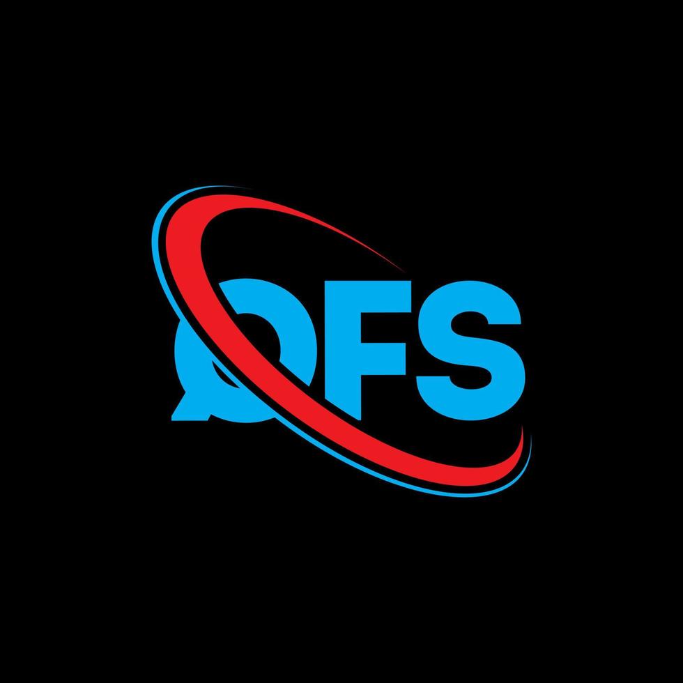 logotipo qfs. carta qfs. diseño del logotipo de la letra qfs. logotipo de qfs iniciales ...