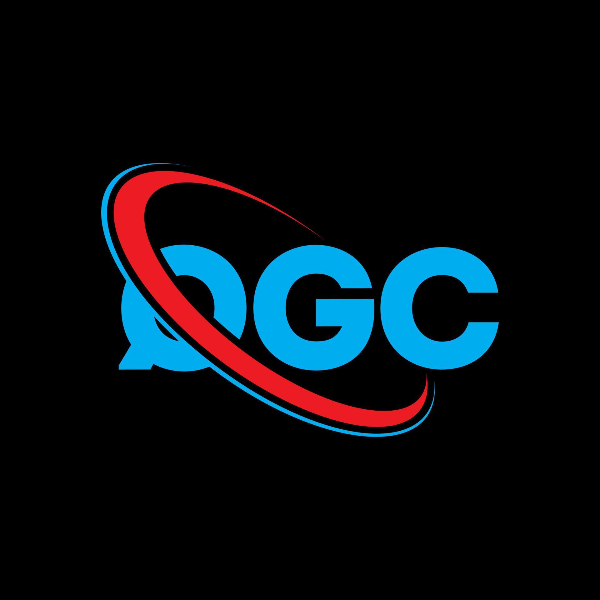 QGC logo. QGC letter. QGC letter logo design. Initials QGC logo linked with circle and uppercase ...