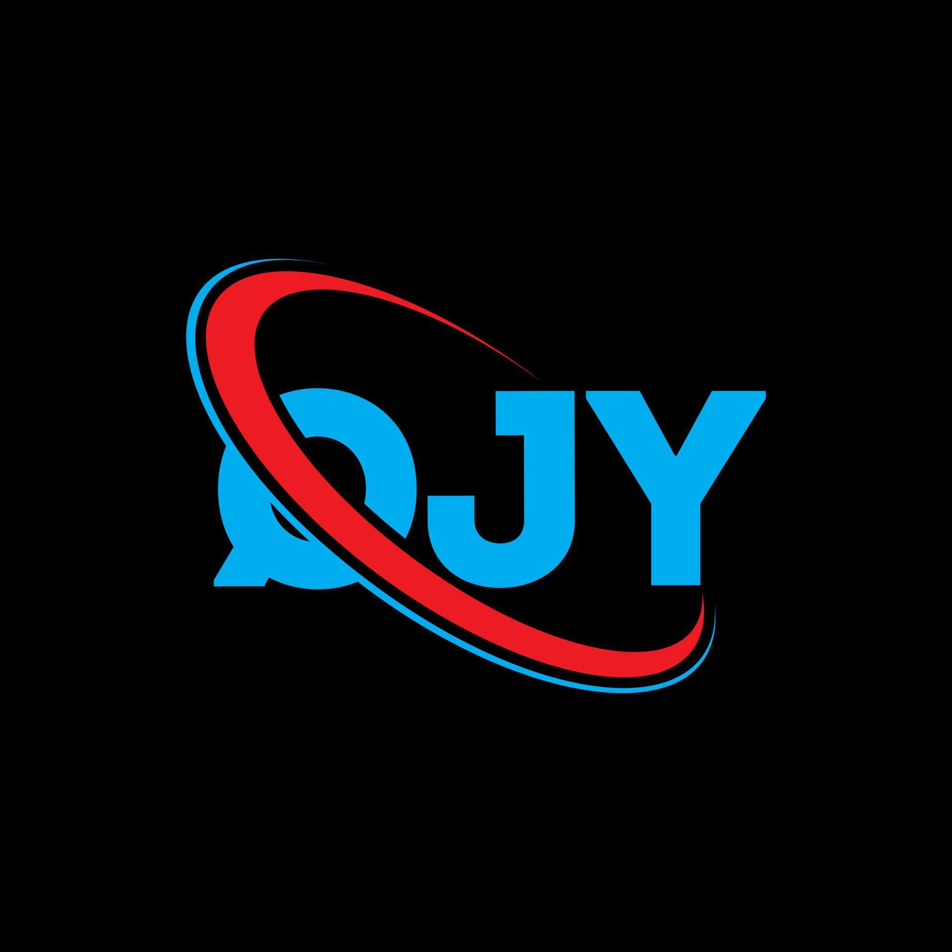 QJY logo. QJY letter. QJY letter logo design. Initials QJY logo linked with circle and uppercase ...