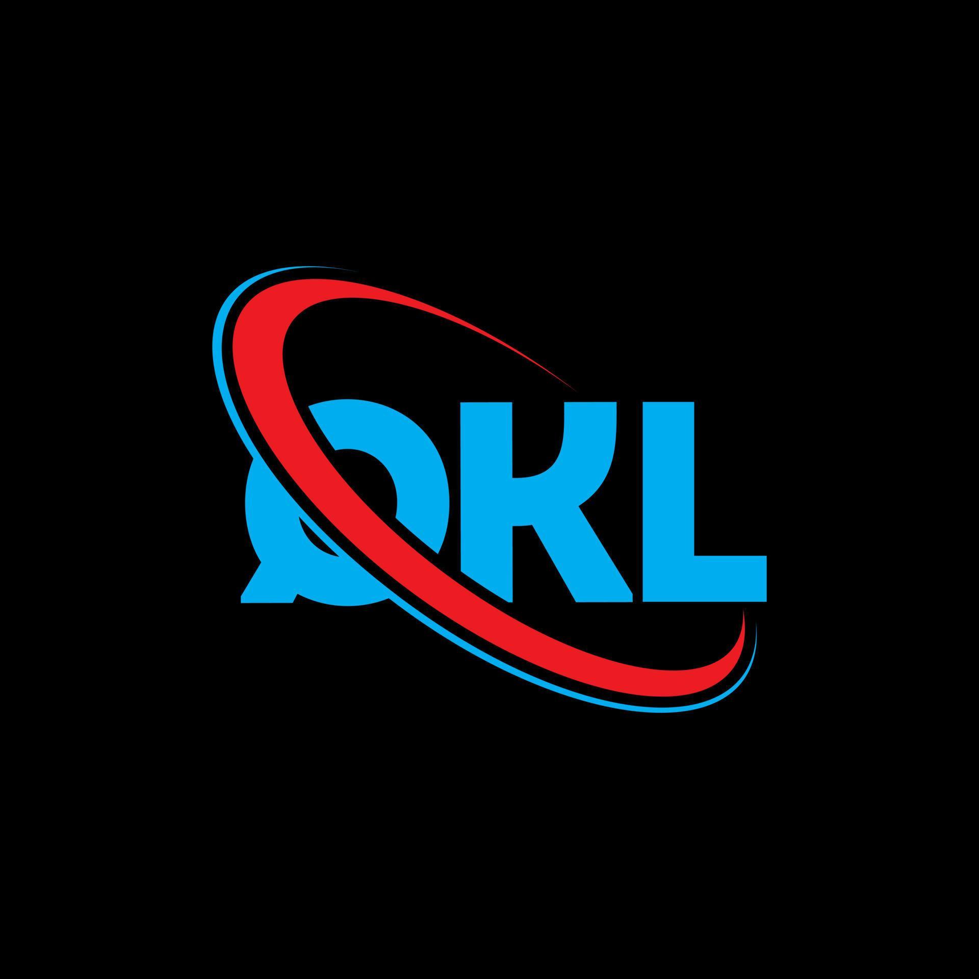 QKL logo. QKL letter. QKL letter logo design. Initials QKL logo linked with circle and uppercase ...