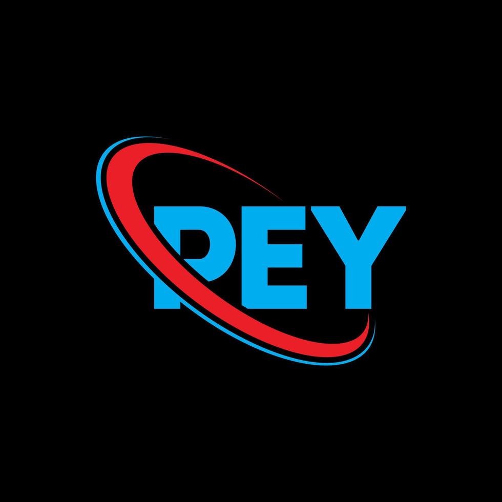 logotipo de Pey. carta de pey. diseño del logotipo de la letra pey. logotipo de pey de iniciales ...