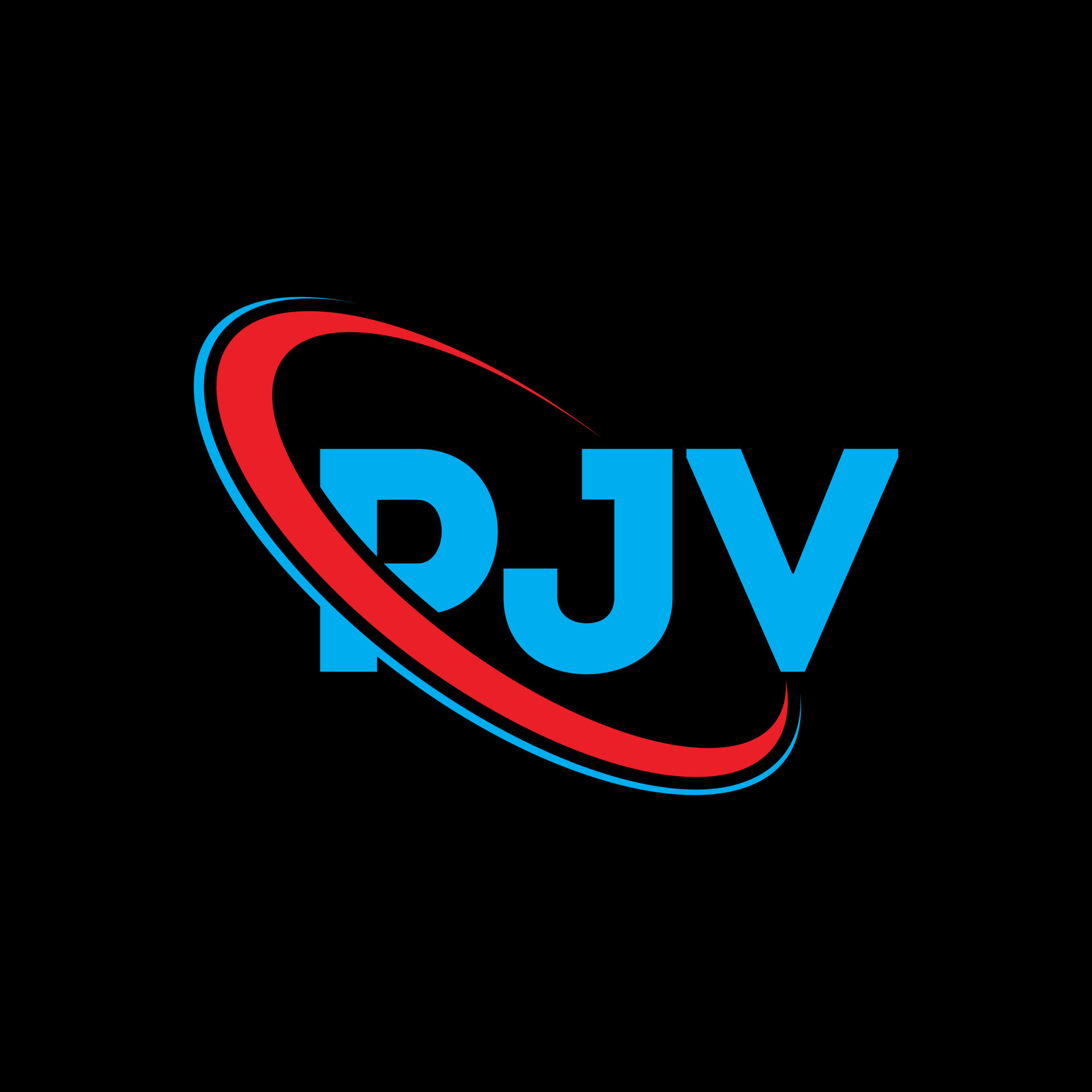 logotipo de jv carta pjv. diseño del logotipo de la letra pjv. logotipo de iniciales pjv ...