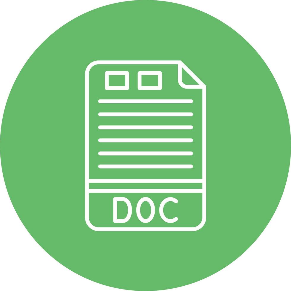 DOC Line Circle Background Icon 9024013 Vector Art at Vecteezy