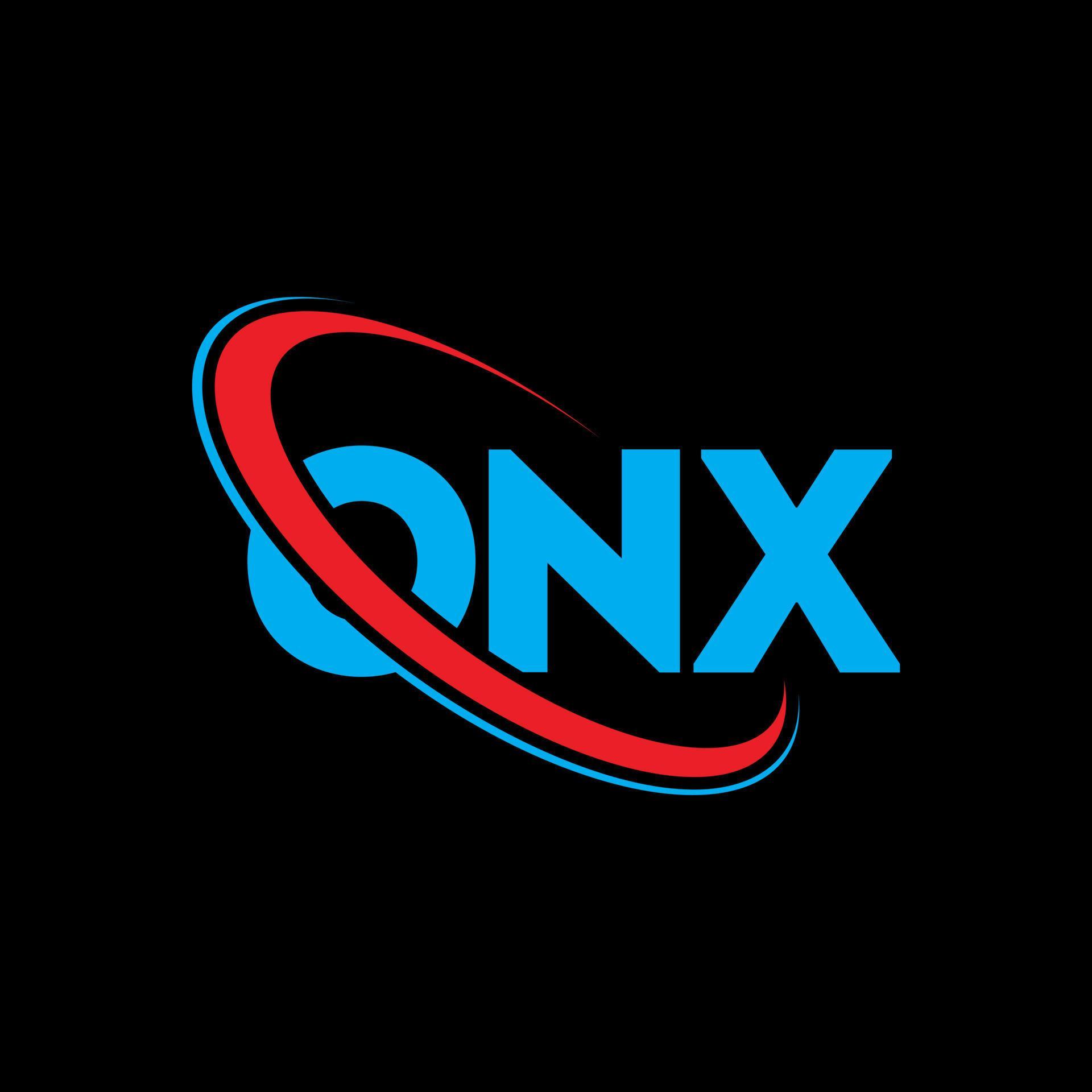 logotipo de onx. carta onx. diseño del logotipo de la letra onx. logotipo de iniciales onx ...