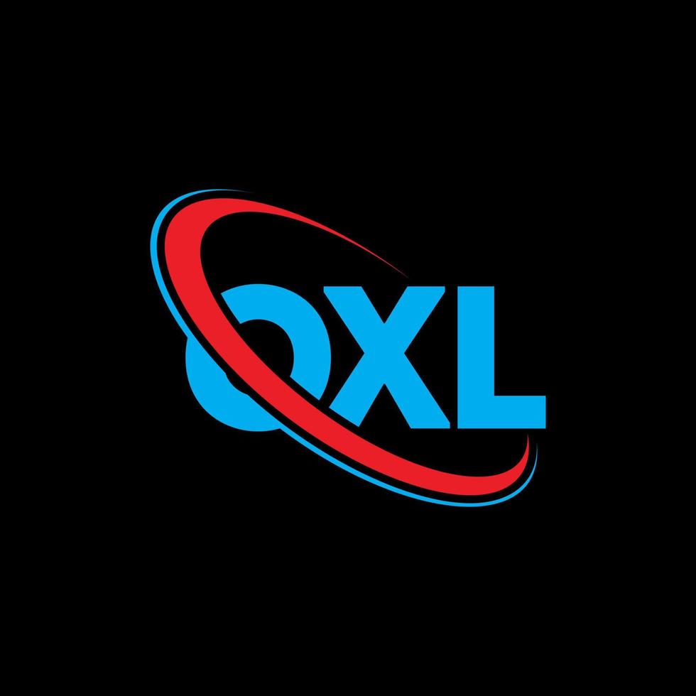 OXL logo. OXL letter. OXL letter logo design. Initials OXL logo linked with circle and uppercase ...