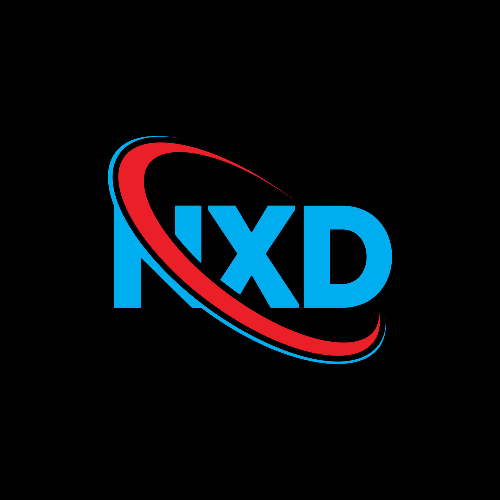 logotipo de nxd. letra nxd. diseño del logotipo de la letra nxd. logotipo de las iniciales nxd ...