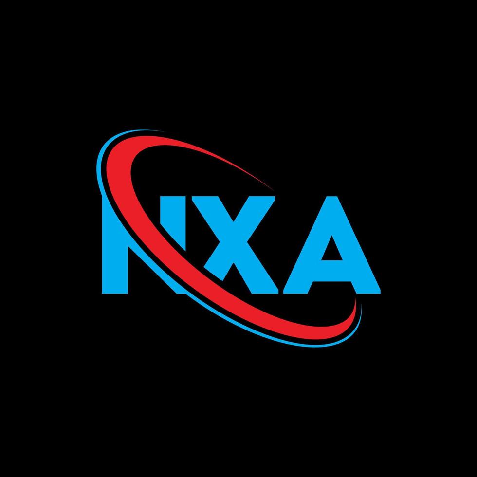 logotipo de xa. carta nxa. diseño del logotipo de la letra nxa. logotipo de iniciales nxa ...