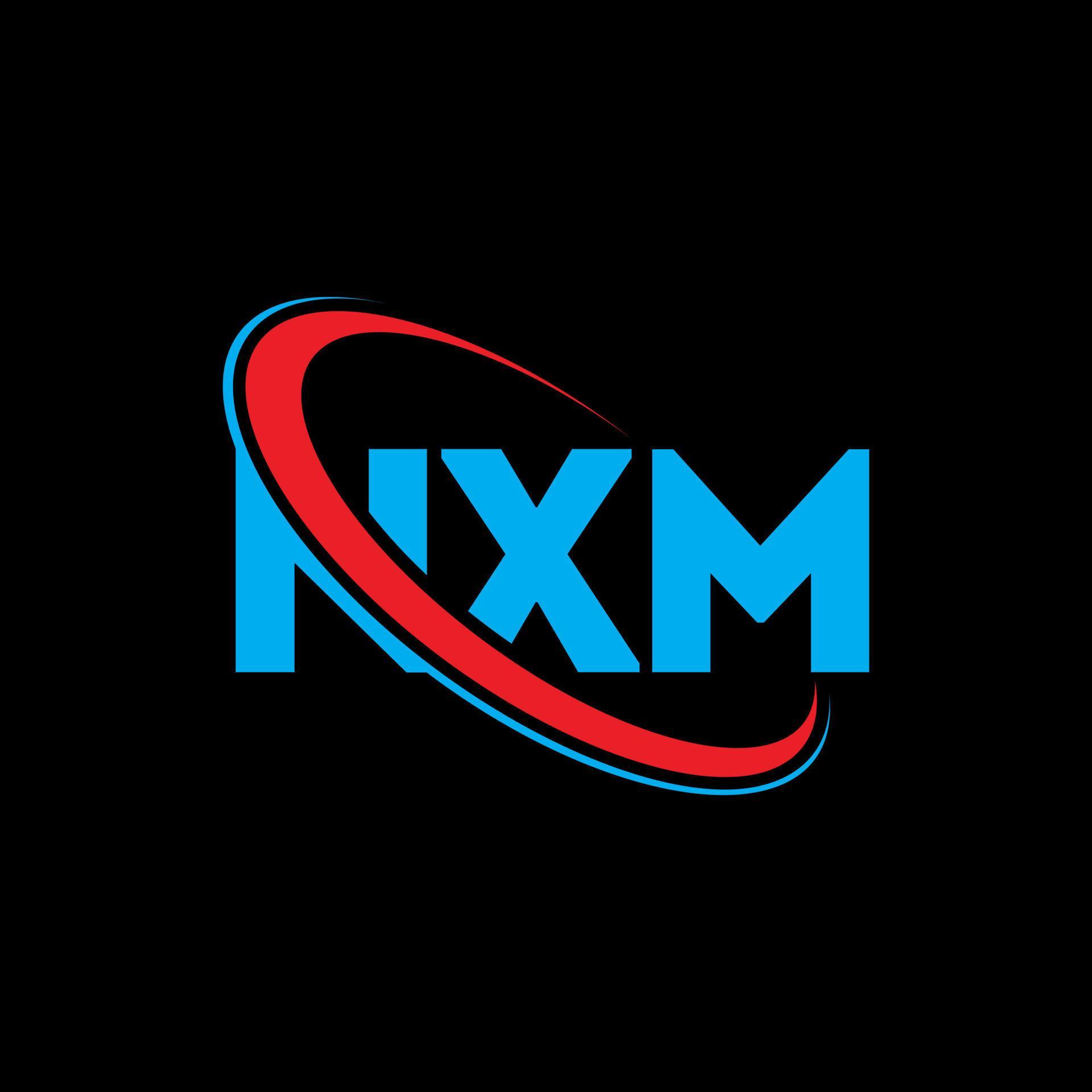 Nxm Logo Nxm Letter Nxm Letter Logo Design Initials Nxm Logo Linked With Circle And Uppercase