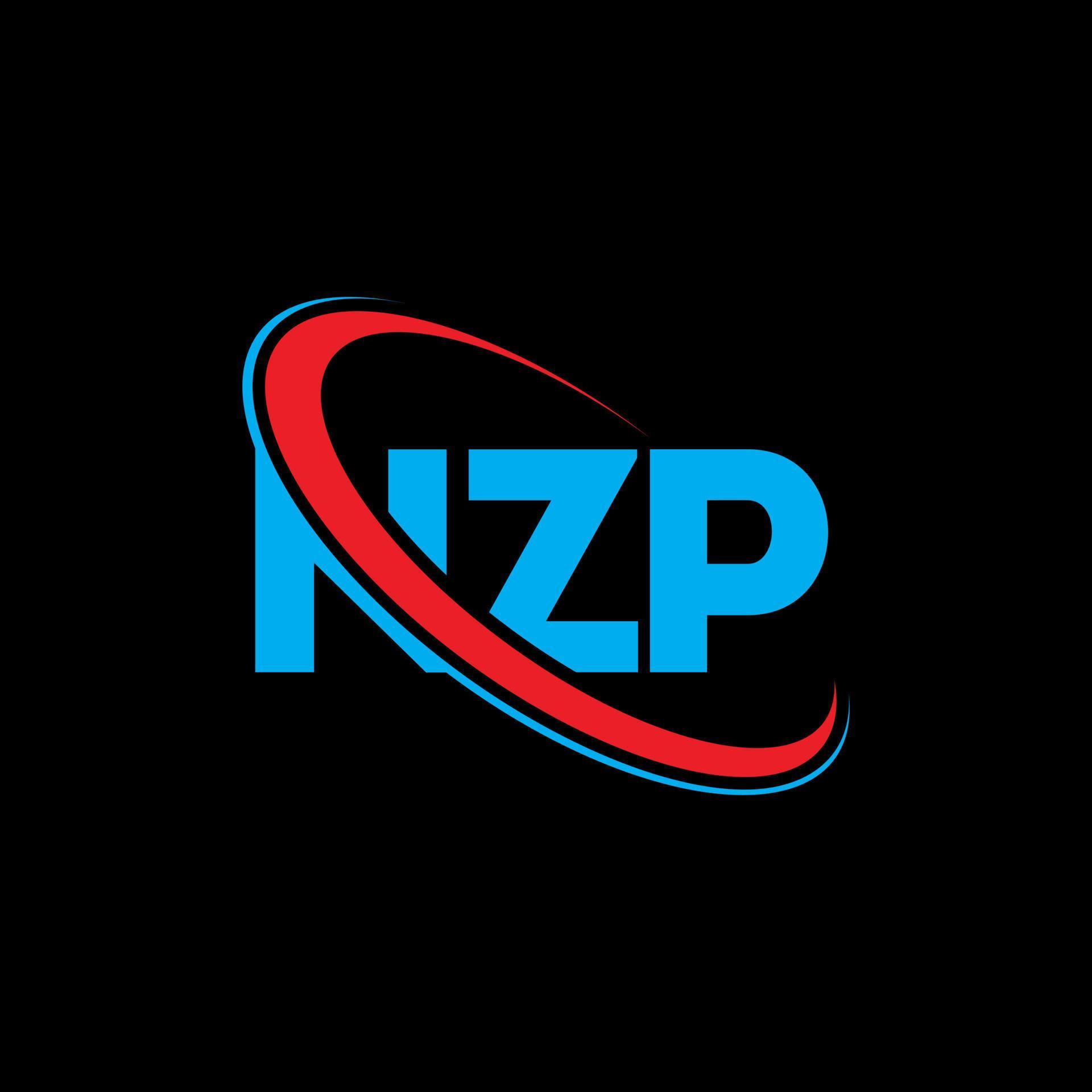 logotipo de nzp. carta nzp. diseño del logotipo de la letra nzp. logotipo de iniciales nzp ...
