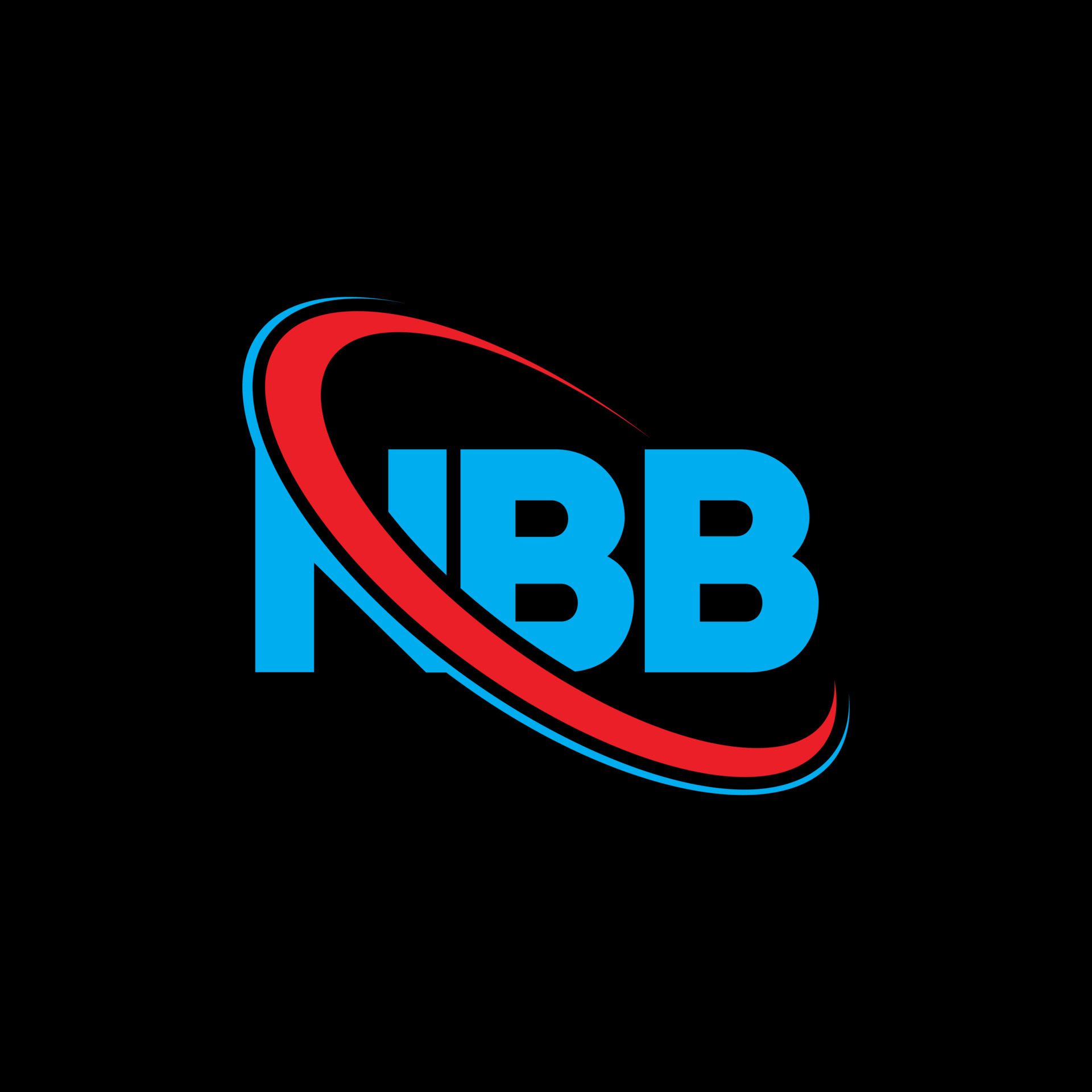 NBB logo. NBB letter. NBB letter logo design. Initials NBB logo linked with circle and uppercase ...