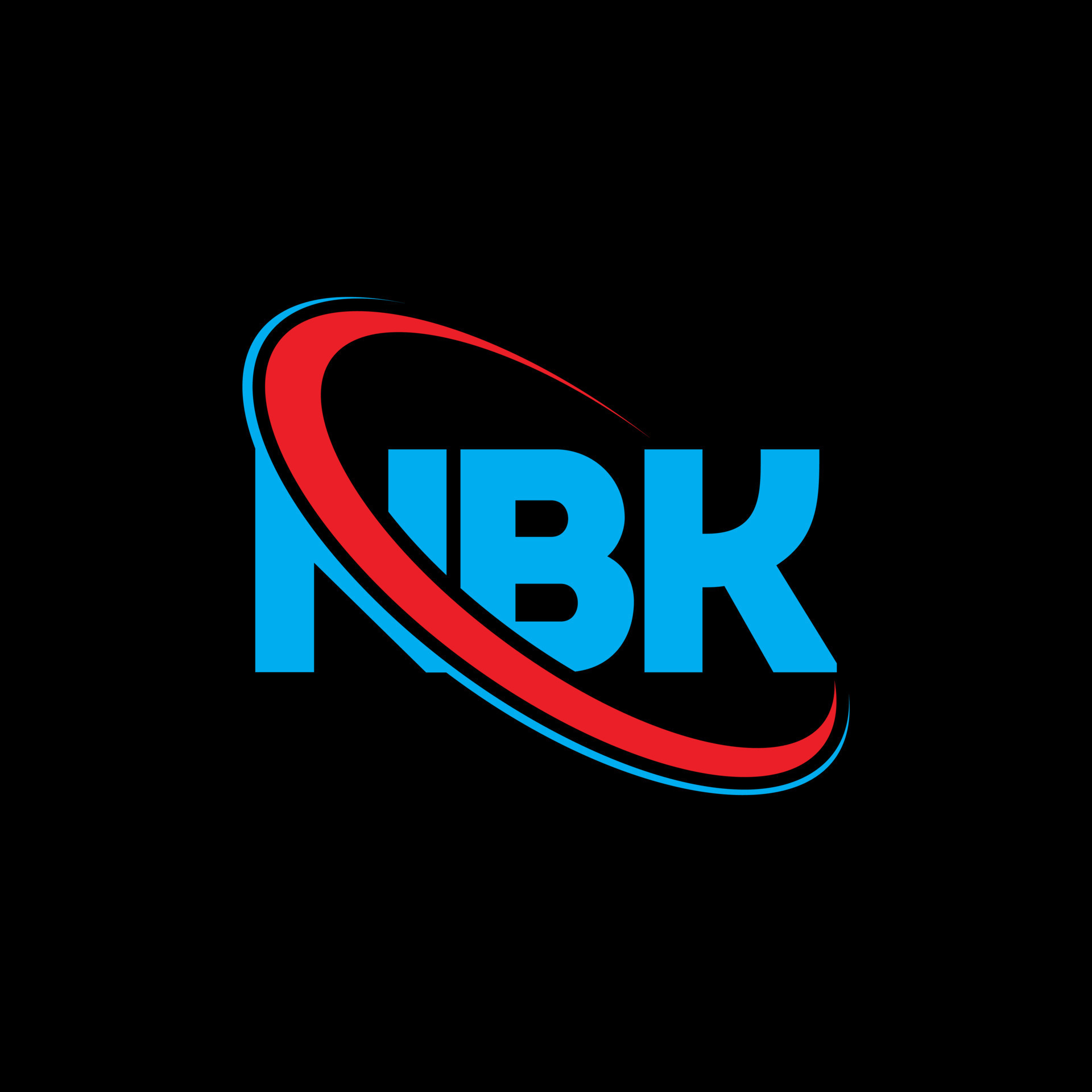 logotipo de NBK. letra nbk. diseño del logotipo de la letra nbk. logotipo de iniciales nbk ...