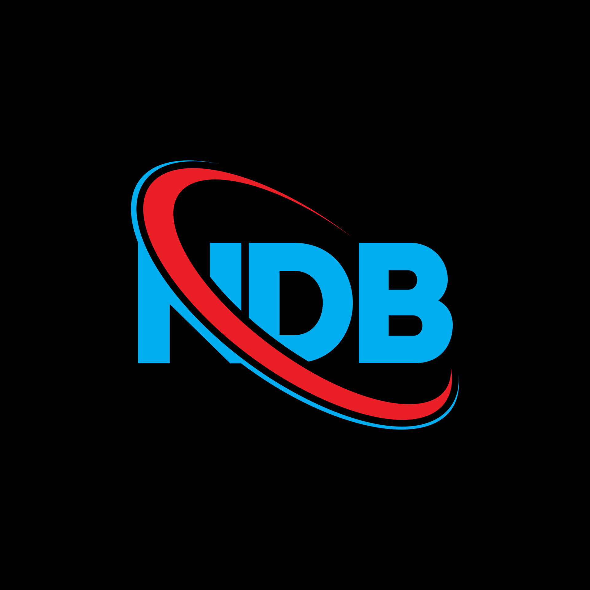 logotipo de ndb. letra ndb. diseño del logotipo de la letra ndb. logotipo de iniciales ndb ...