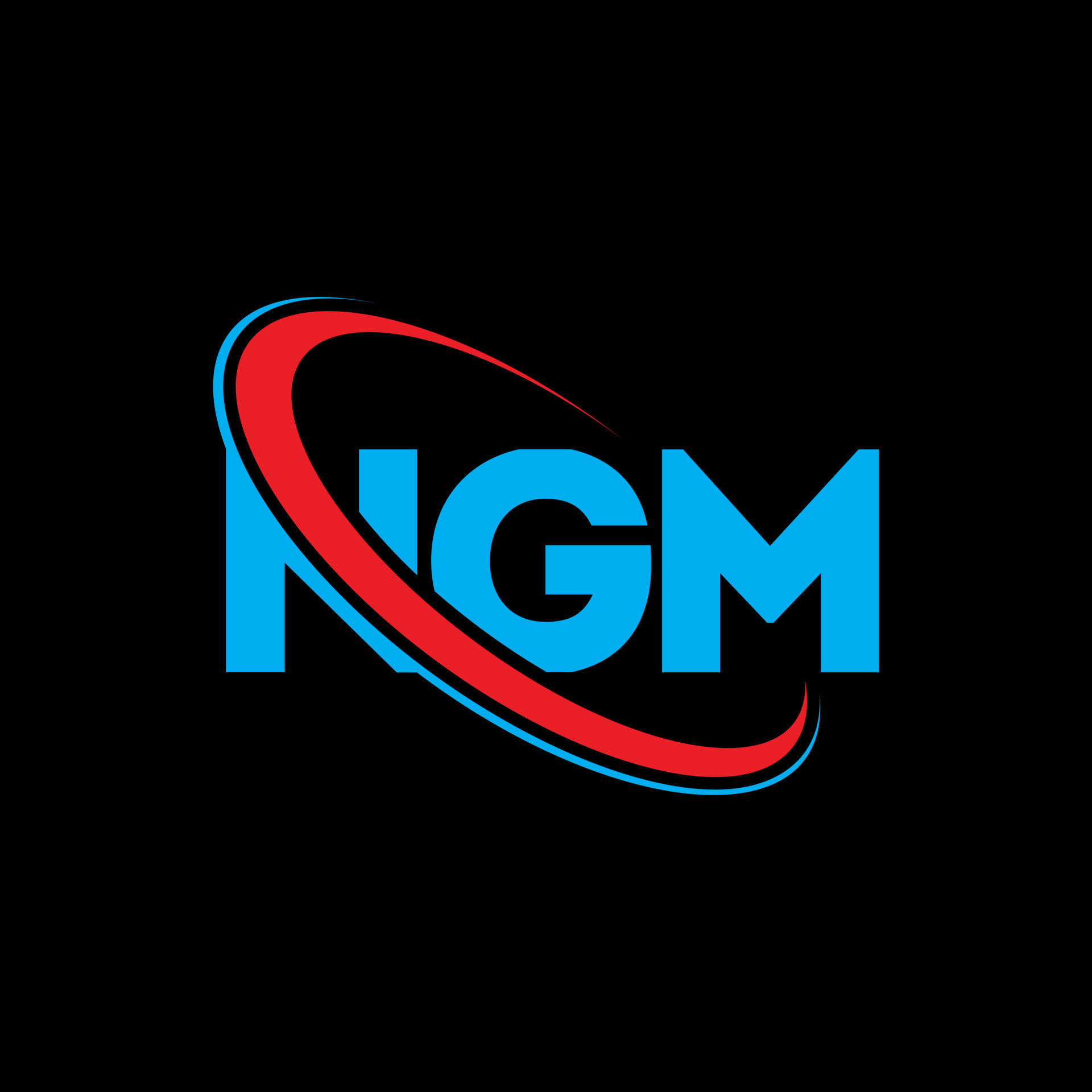 logotipo de NGM. letra ngm diseño del logotipo de la letra ngm. logotipo de iniciales ngm ...