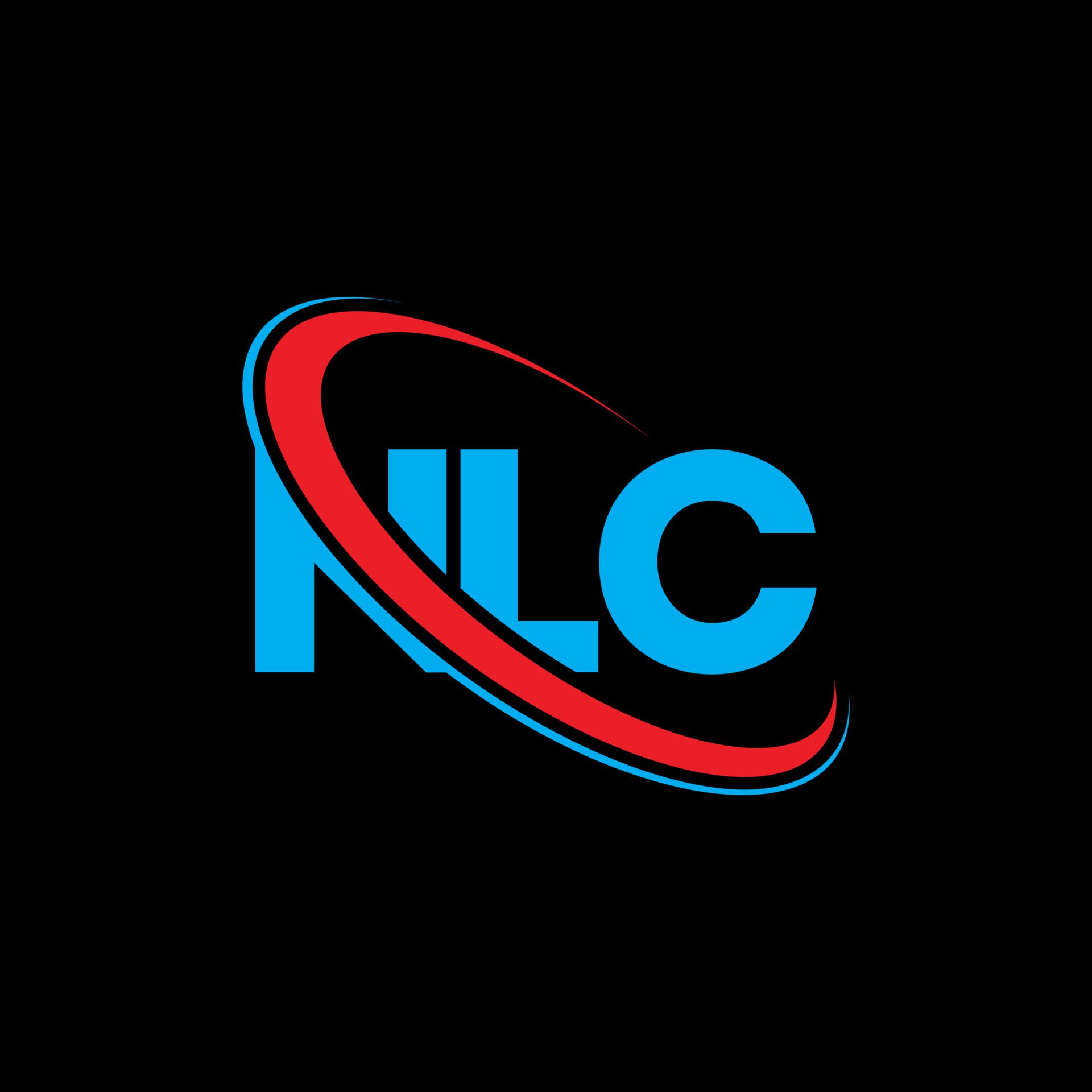 logotipo de nlc. carta nlc. diseño del logotipo de la letra nlc. logotipo de iniciales nlc ...