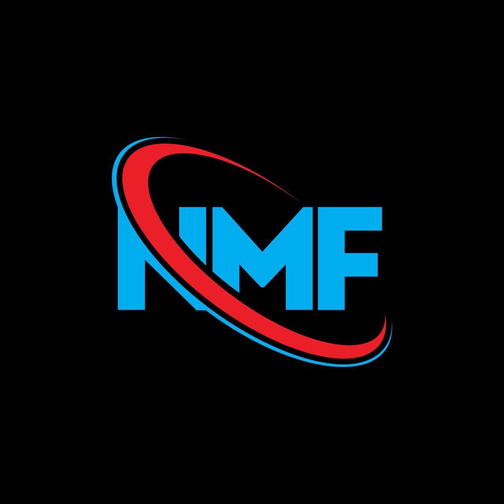 logotipo nmf letra nmf diseño de logotipo de letra nmf. logotipo de iniciales nmf vinculado con ...