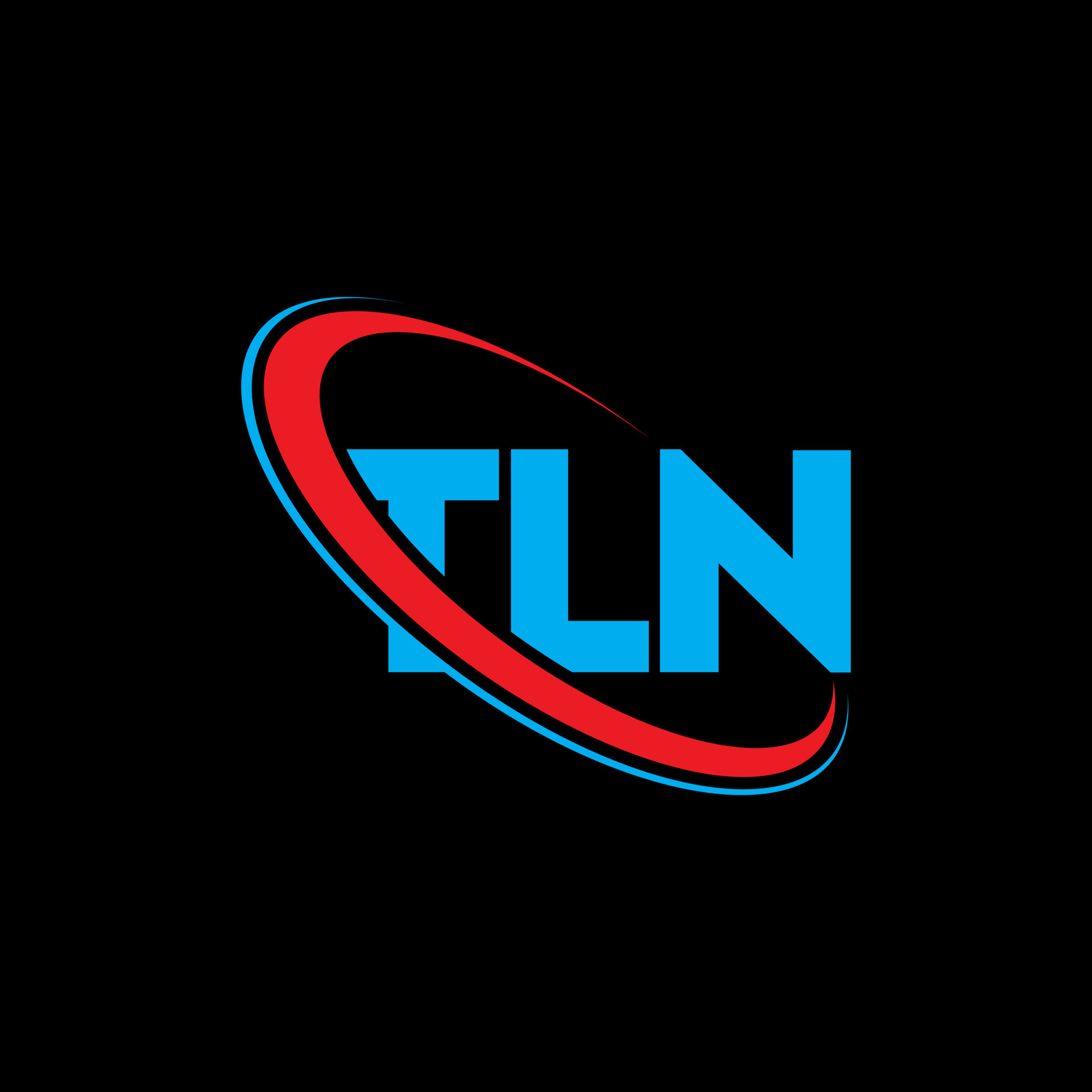 logotipo de tln. letra tln. diseño del logotipo de la letra tln. logotipo de iniciales tln ...