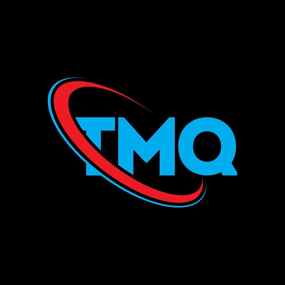 TMQ logo. TMQ letter. TMQ letter logo design. Initials TMQ logo linked with circle and uppercase ...