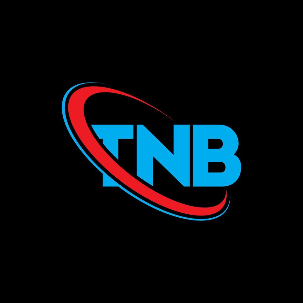 logotipo de tnb. carta tnb. diseño del logotipo de la letra tnb. logotipo de iniciales tnb ...