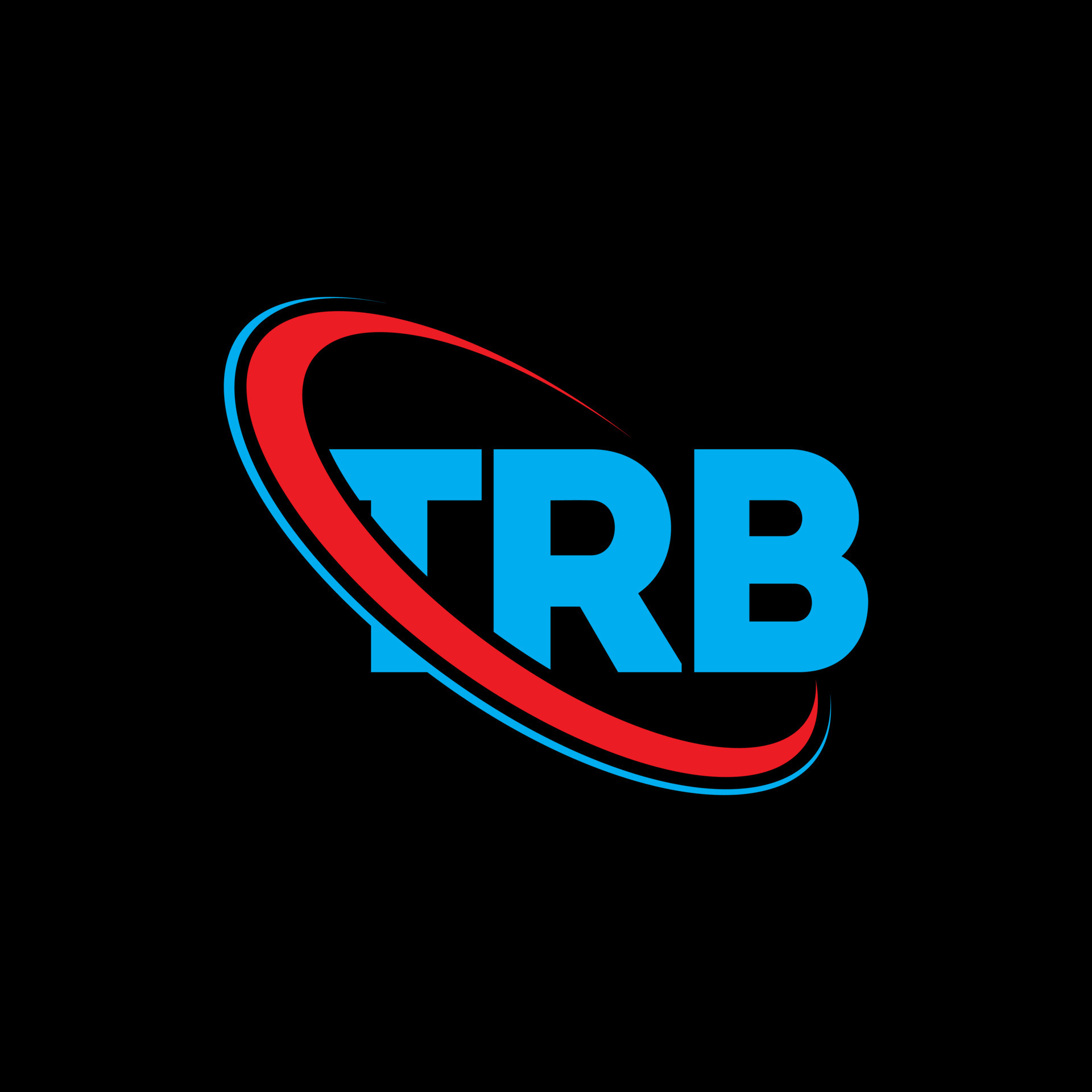 TRB logo. TRB letter. TRB letter logo design. Initials TRB logo linked with circle and uppercase ...