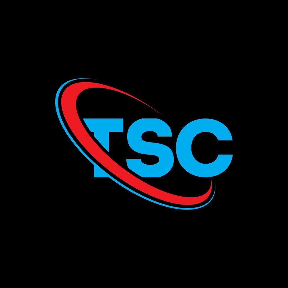 TSC logo. TSC letter. TSC letter logo design. Initials TSC logo linked ...