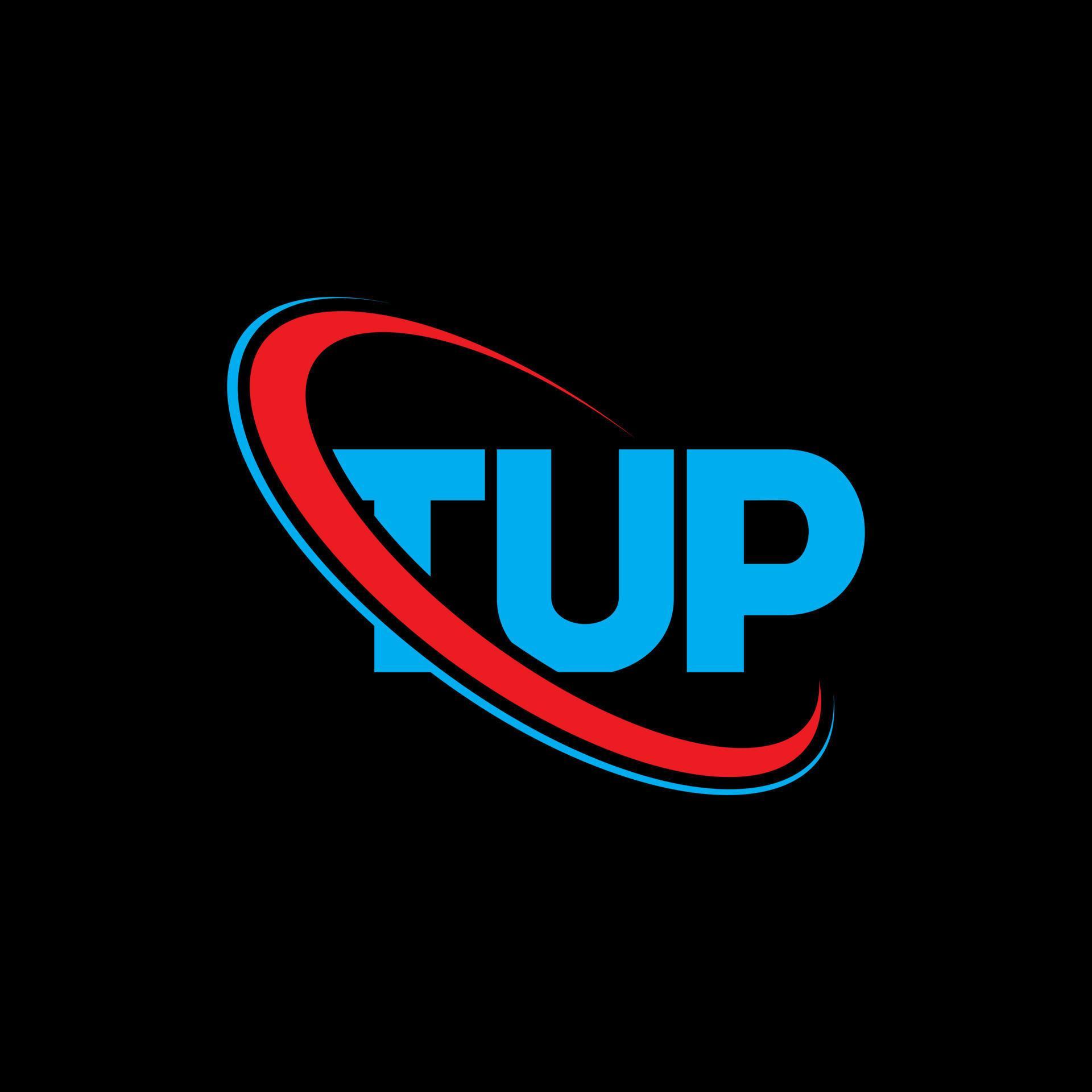 TUP logo. TUP letter. TUP letter logo design. Initials TUP logo linked with circle and uppercase ...