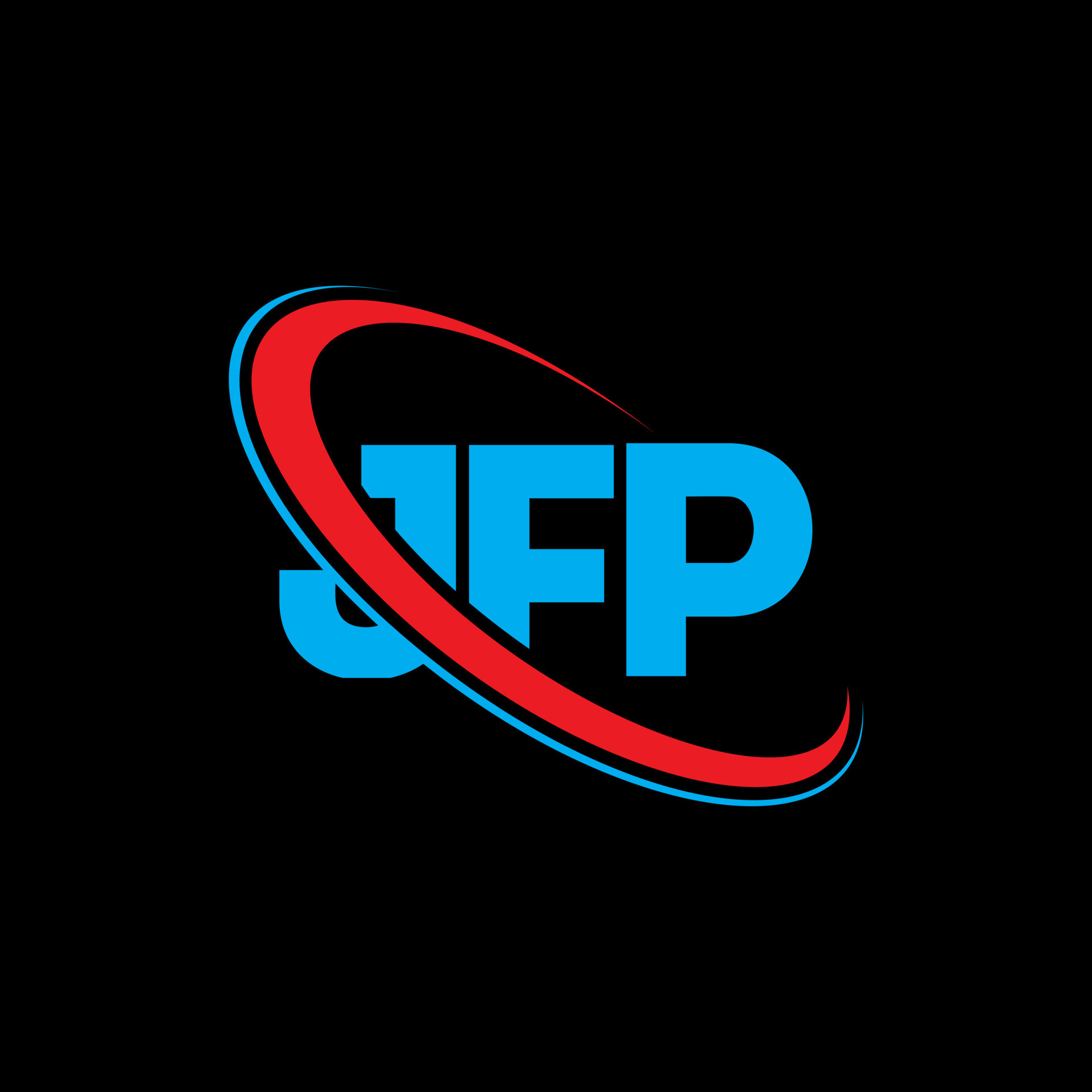 logotipo jfp. carta jfp. diseño del logotipo de la letra jfp. logotipo de jfp iniciales ...