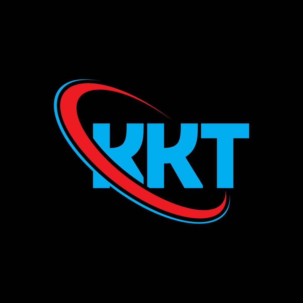 logotipo de kt. letra kt. diseño del logotipo de la letra kkt. logotipo de las iniciales kkt ...