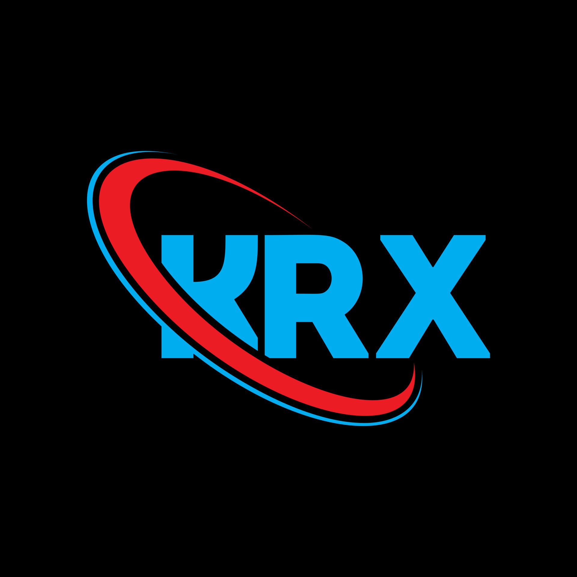 logotipo de krx. letra krx. diseño del logotipo de la letra krx. Logotipo de las iniciales krx ...